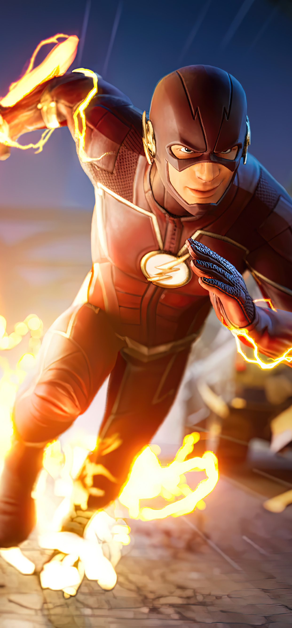1242x2668 The Flash Running Lightning Speed Fortnite 4k 2021 Iphone XS ...