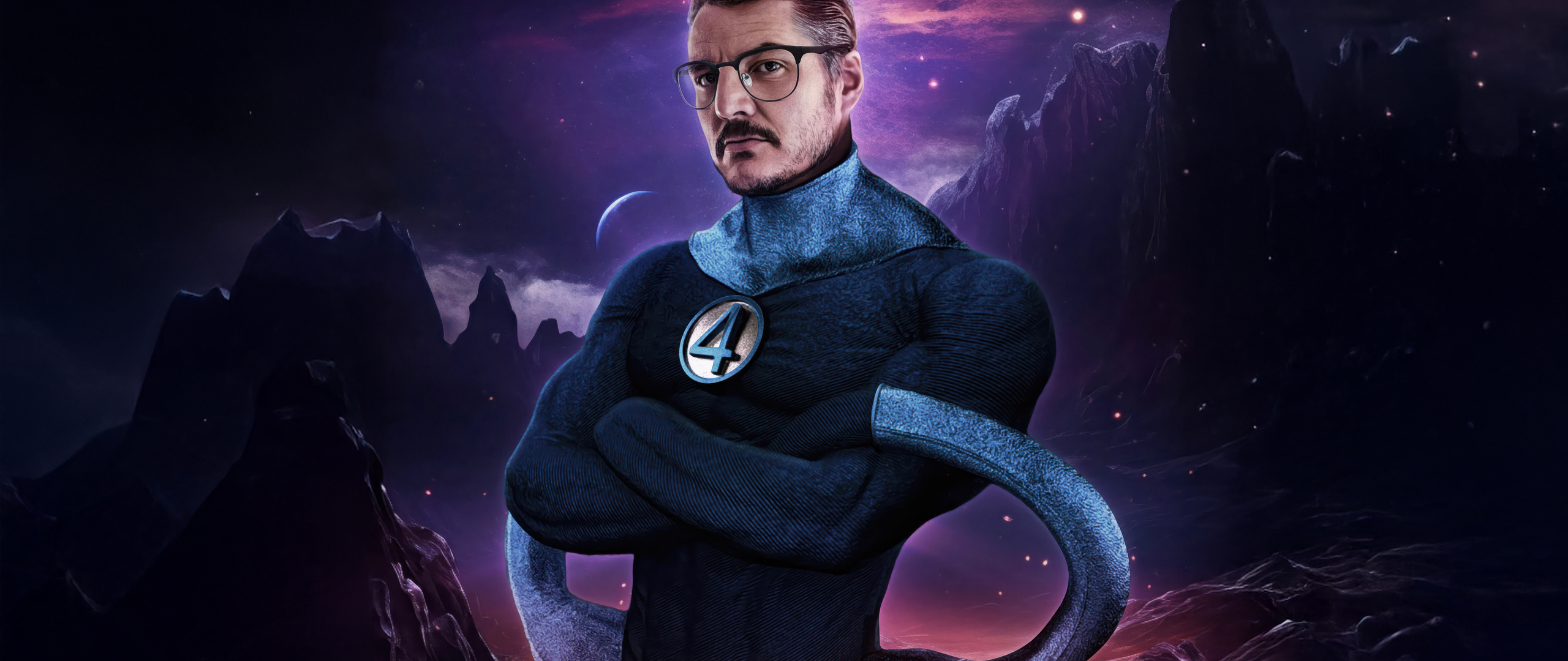 2560x1080 The Flexible Hero Mister Fantastic Saving The World Wallpaper ...