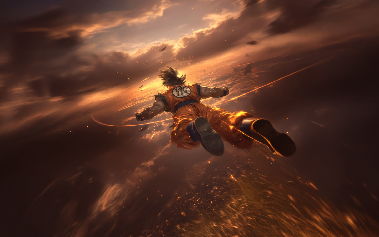 1440x900 The Flying Saiyan Goku Wallpaper,1440x900 Resolution HD 4k ...