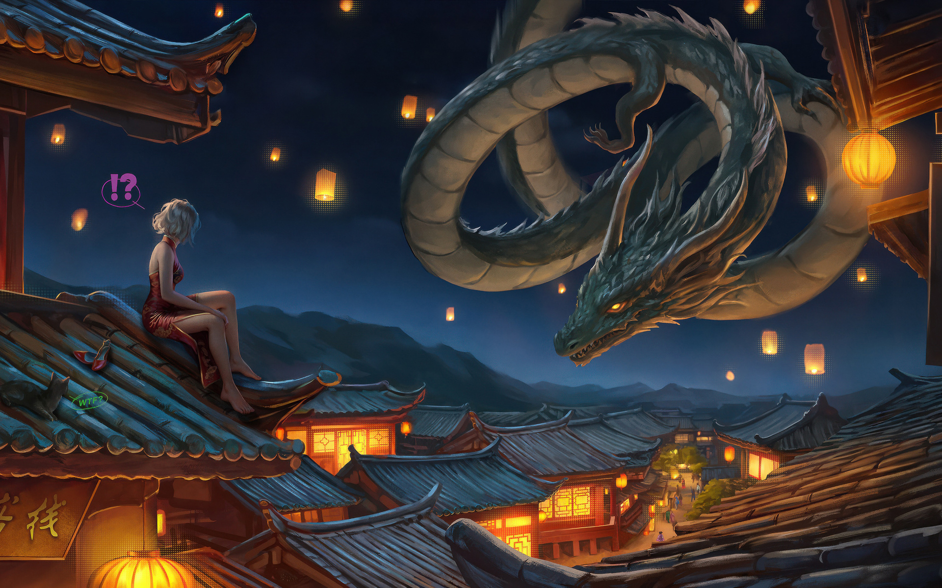 1920x1200 The Girl And The Dragon 1080P Resolution ,HD 4k Wallpapers ...