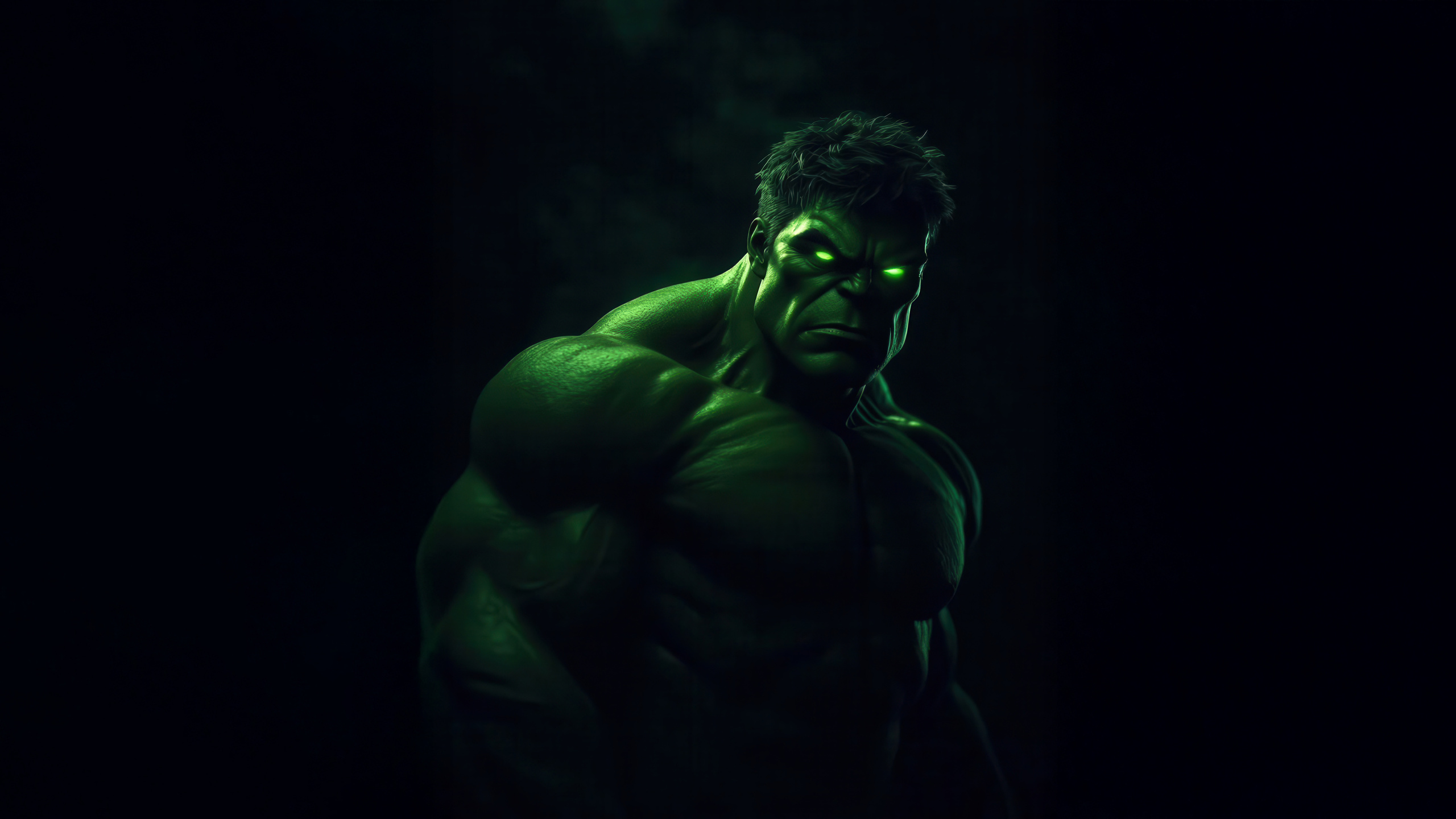 2560x1440 The Hulk In A Dark 1440P Resolution ,HD 4k Wallpapers,Images ...