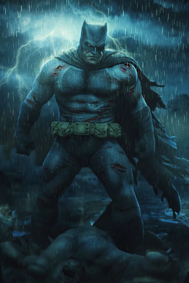 640x960 The Injured Batman iPhone 4, iPhone 4S HD 4k Wallpapers, Images ...