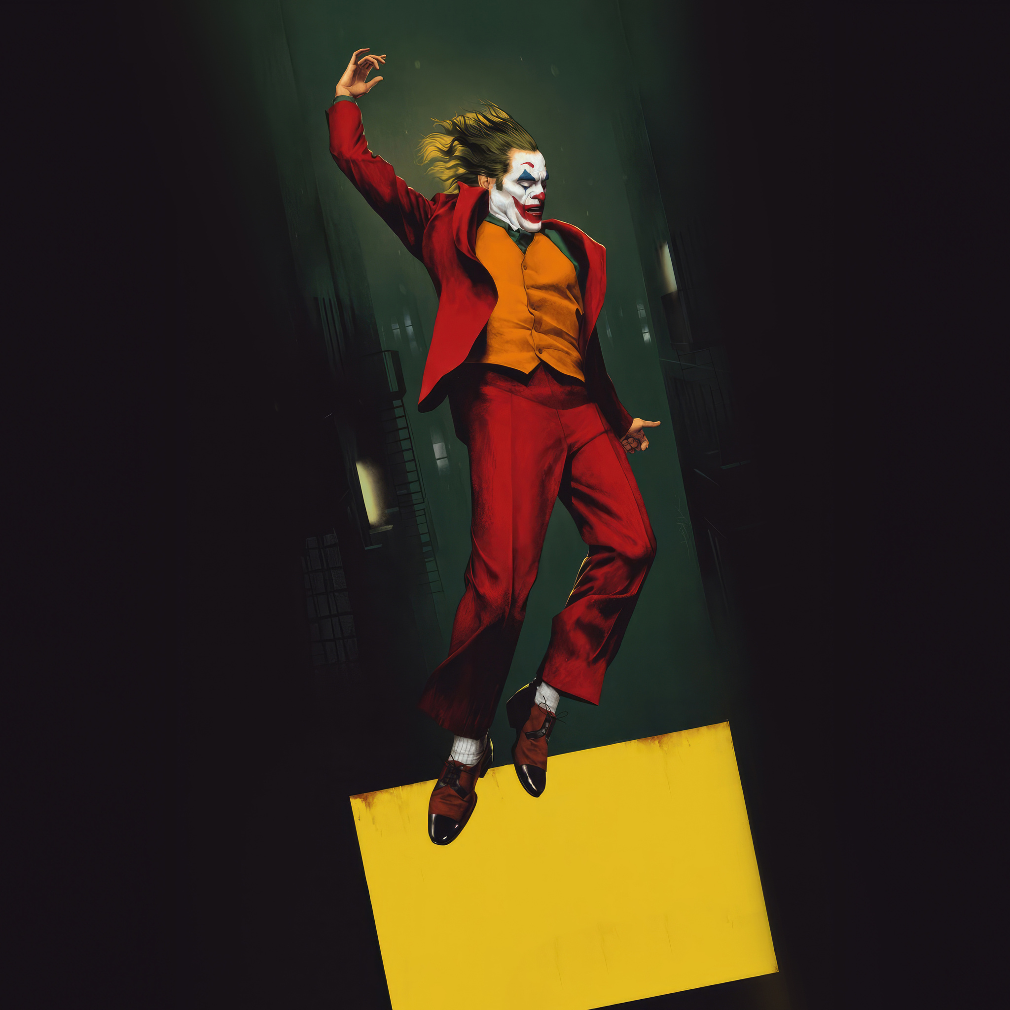 2048x2048 The Joker Dramatic Fall Ipad Air ,HD 4k Wallpapers,Images ...