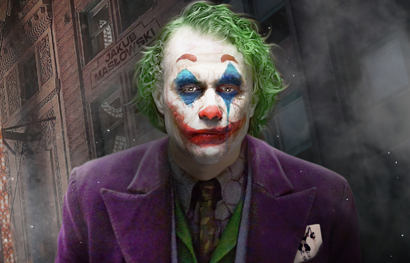 1400x900 The Joker Heath Ledger And Joaquin Phoenix Wallpaper 1400x900