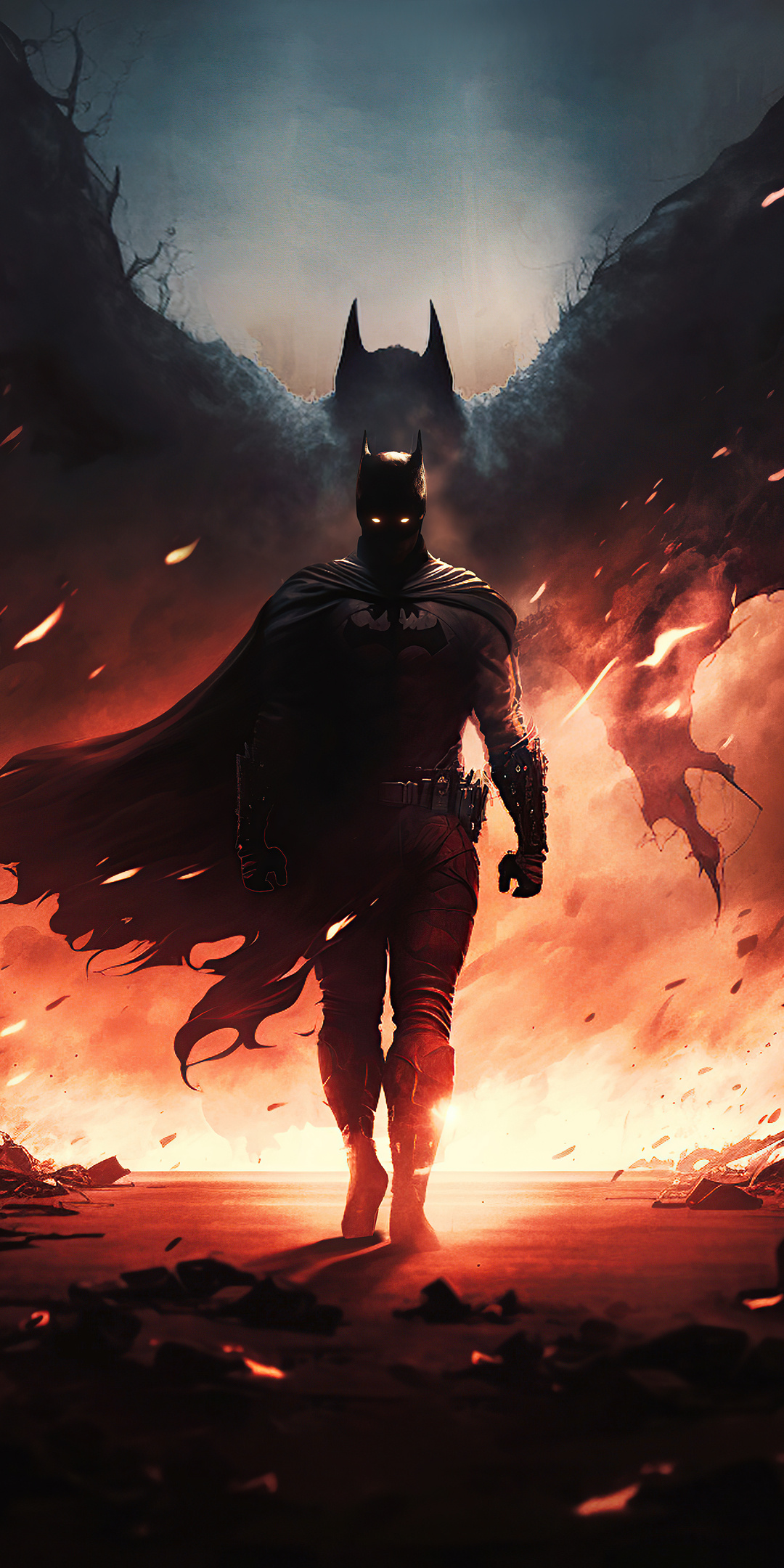 1080x2160 The Knightmare Batman 4k One Plus 5T,Honor 7x,Honor view 10 ...