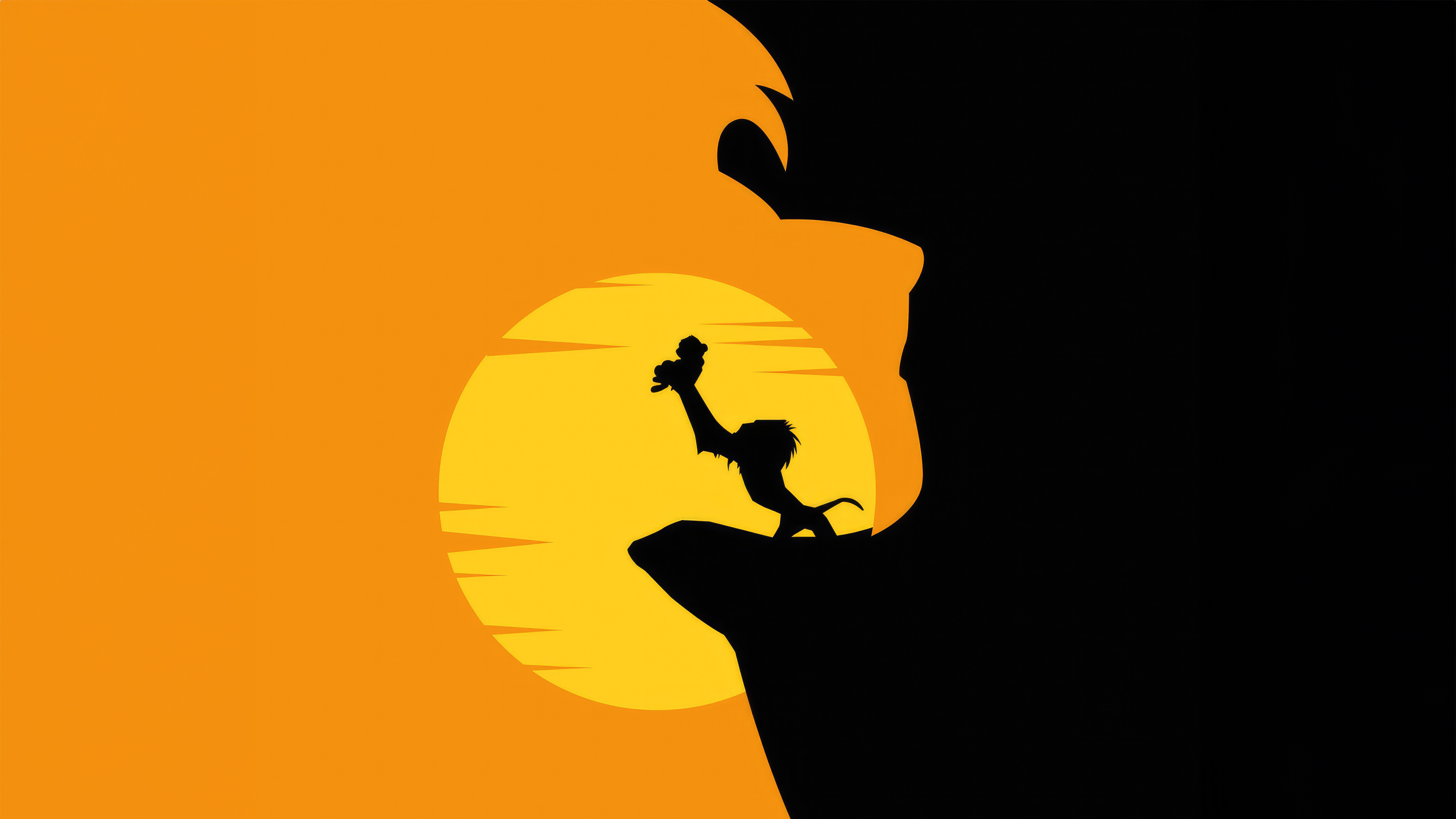 3840x2160 The Lion King Simba Birth Minimal 5k 4K ,HD 4k Wallpapers ...
