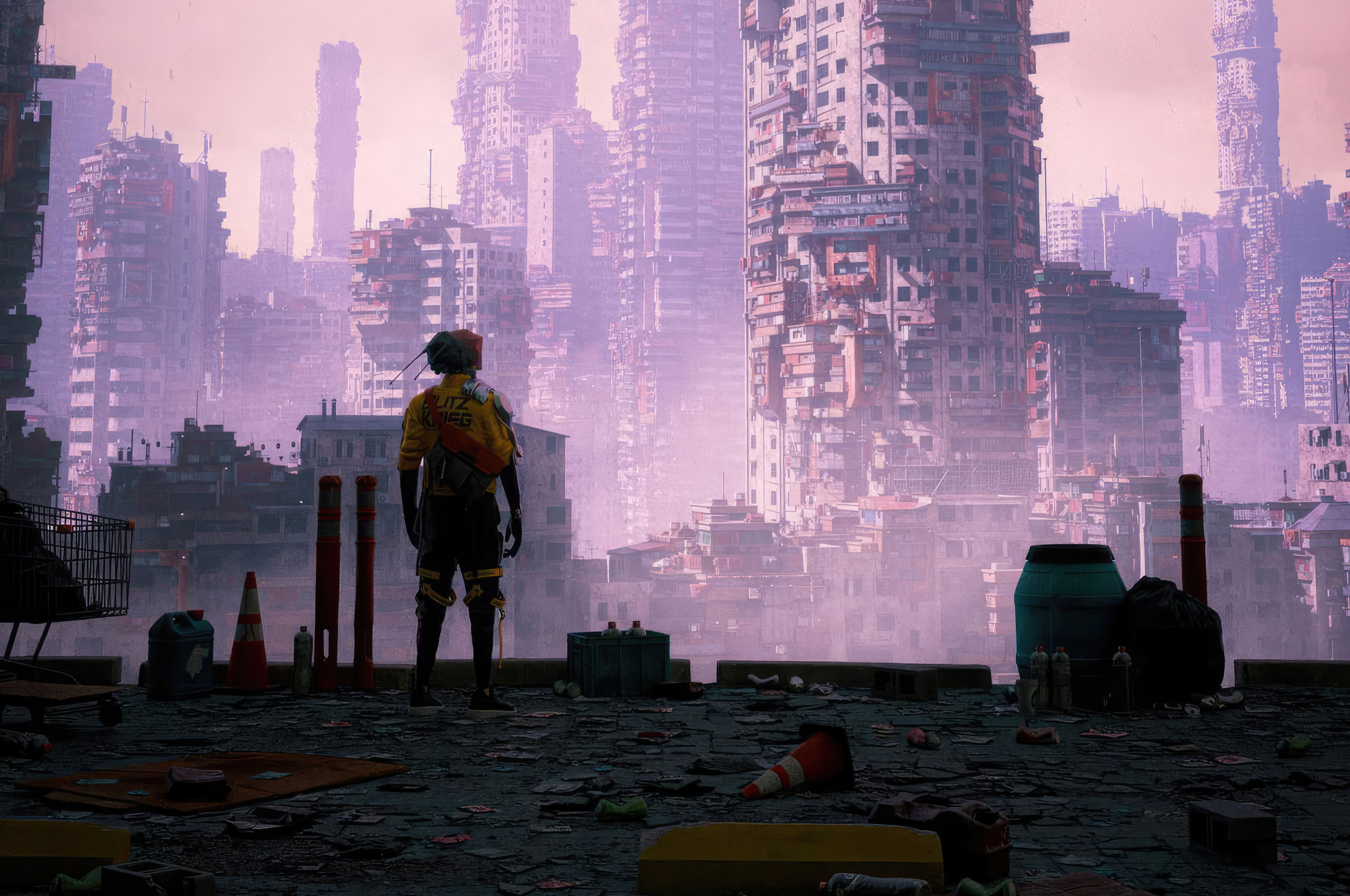 2560x1700 The Lost Cyberpunk Slums Chromebook Pixel ,HD 4k Wallpapers ...