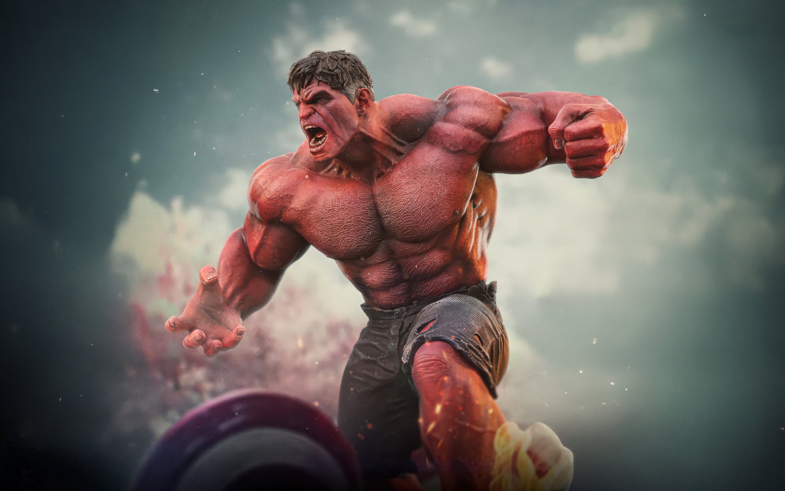 2560x1600 The Power Of Red Hulk Wallpaper,2560x1600 Resolution HD 4k ...