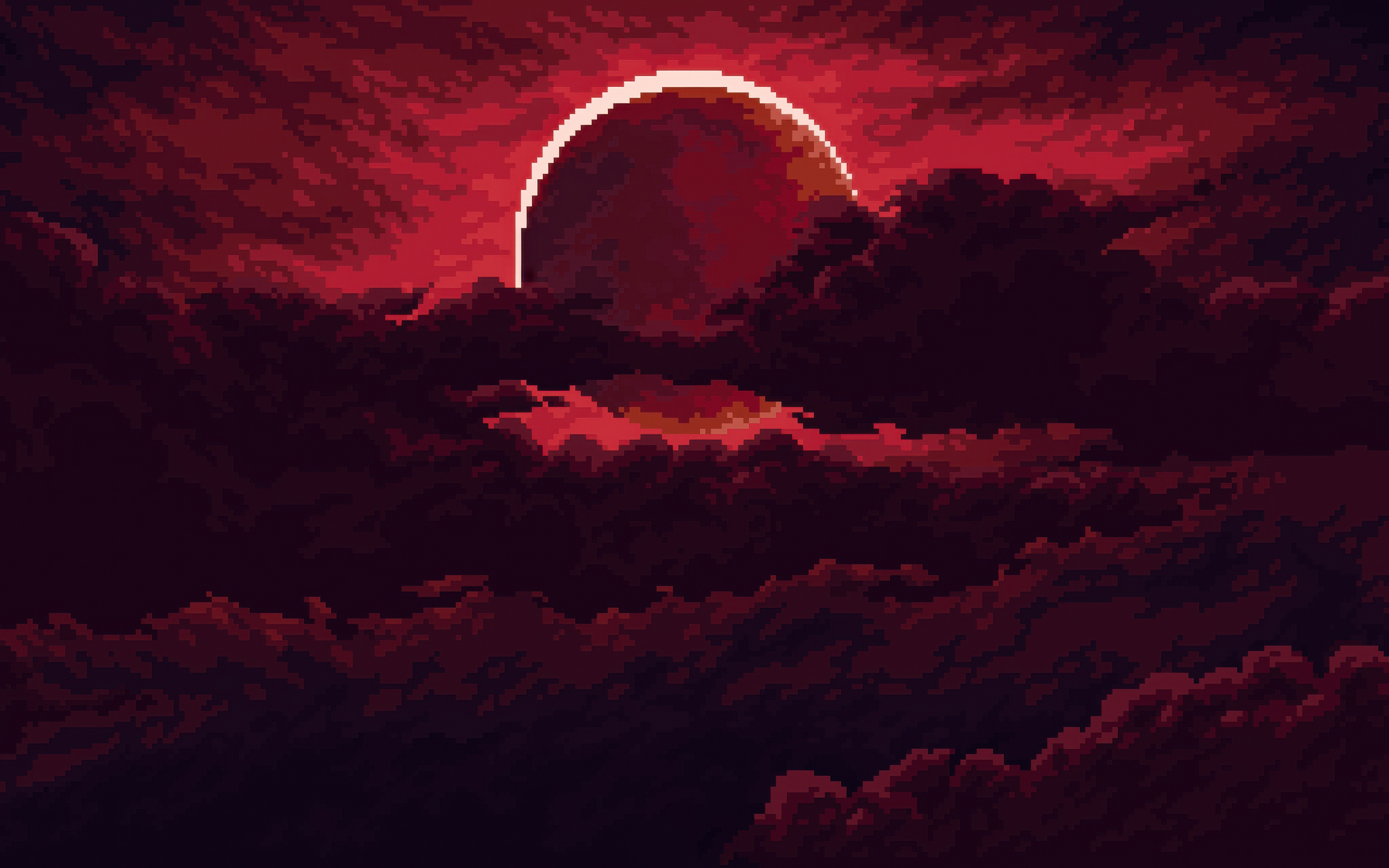 3840x2400 The Red Dusk 4K ,HD 4k Wallpapers,Images,Backgrounds,Photos ...