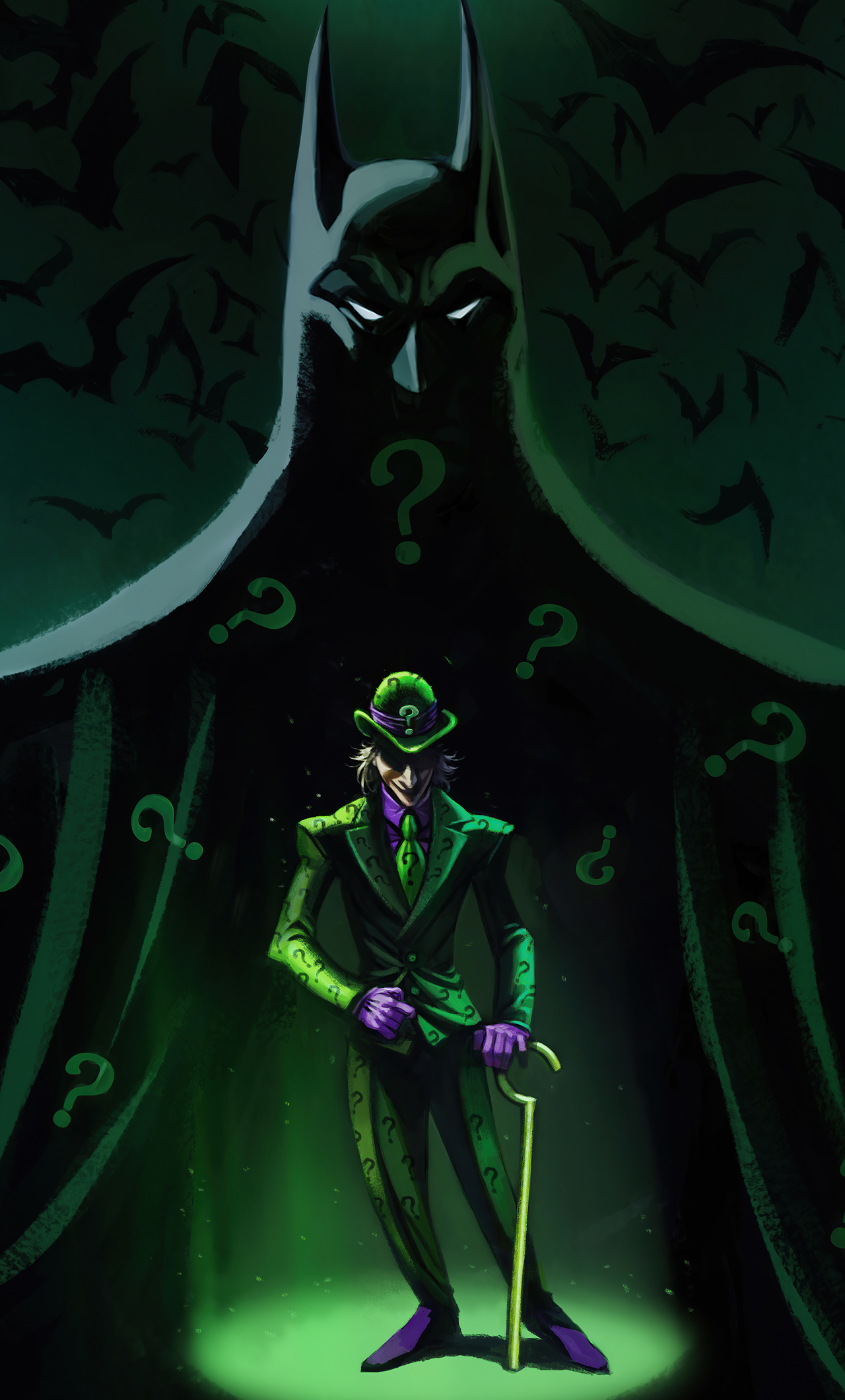 1280x2120 The Riddler 4k 2020 iPhone 6+ ,HD 4k Wallpapers,Images ...