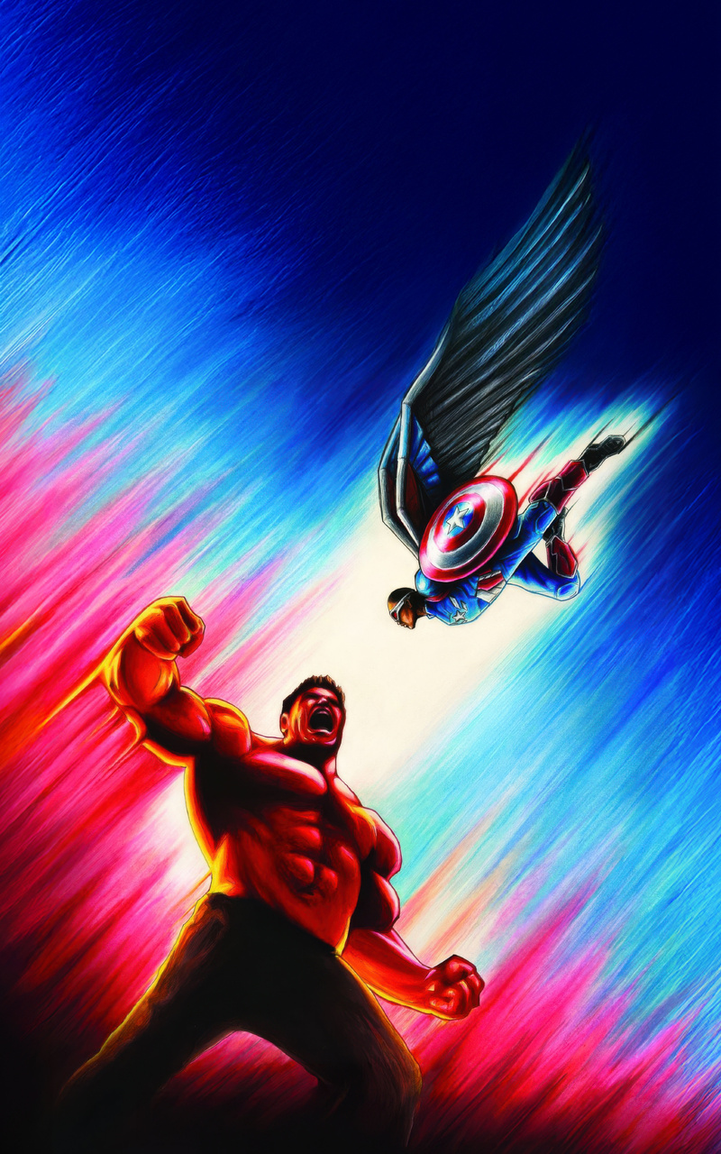 800x1280 The Rise Of The Captain America X Hulk Nexus 7,Samsung Galaxy ...