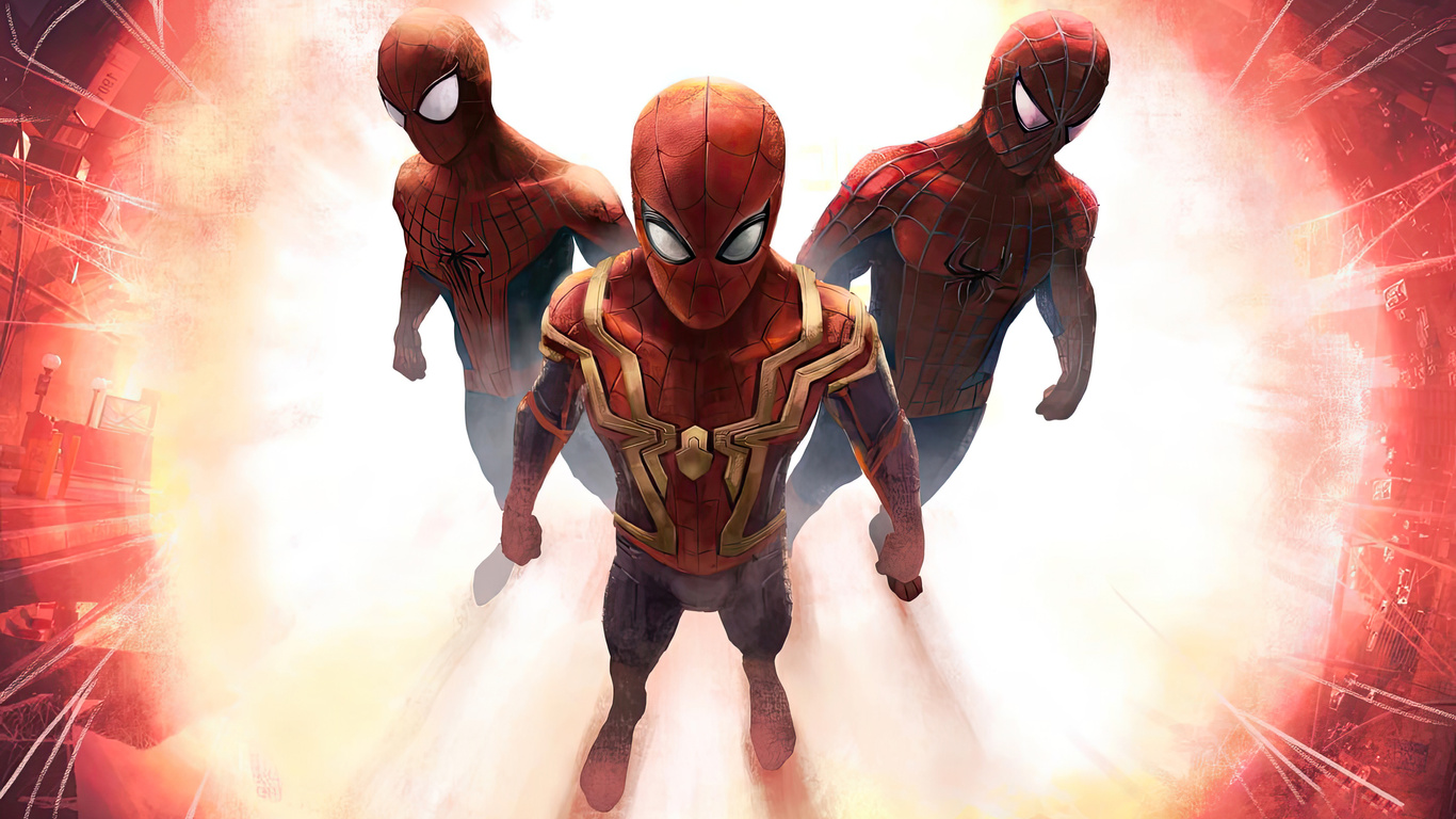 1366x768 The Spider Trio Laptop HD ,HD 4k Wallpapers,Images,Backgrounds ...