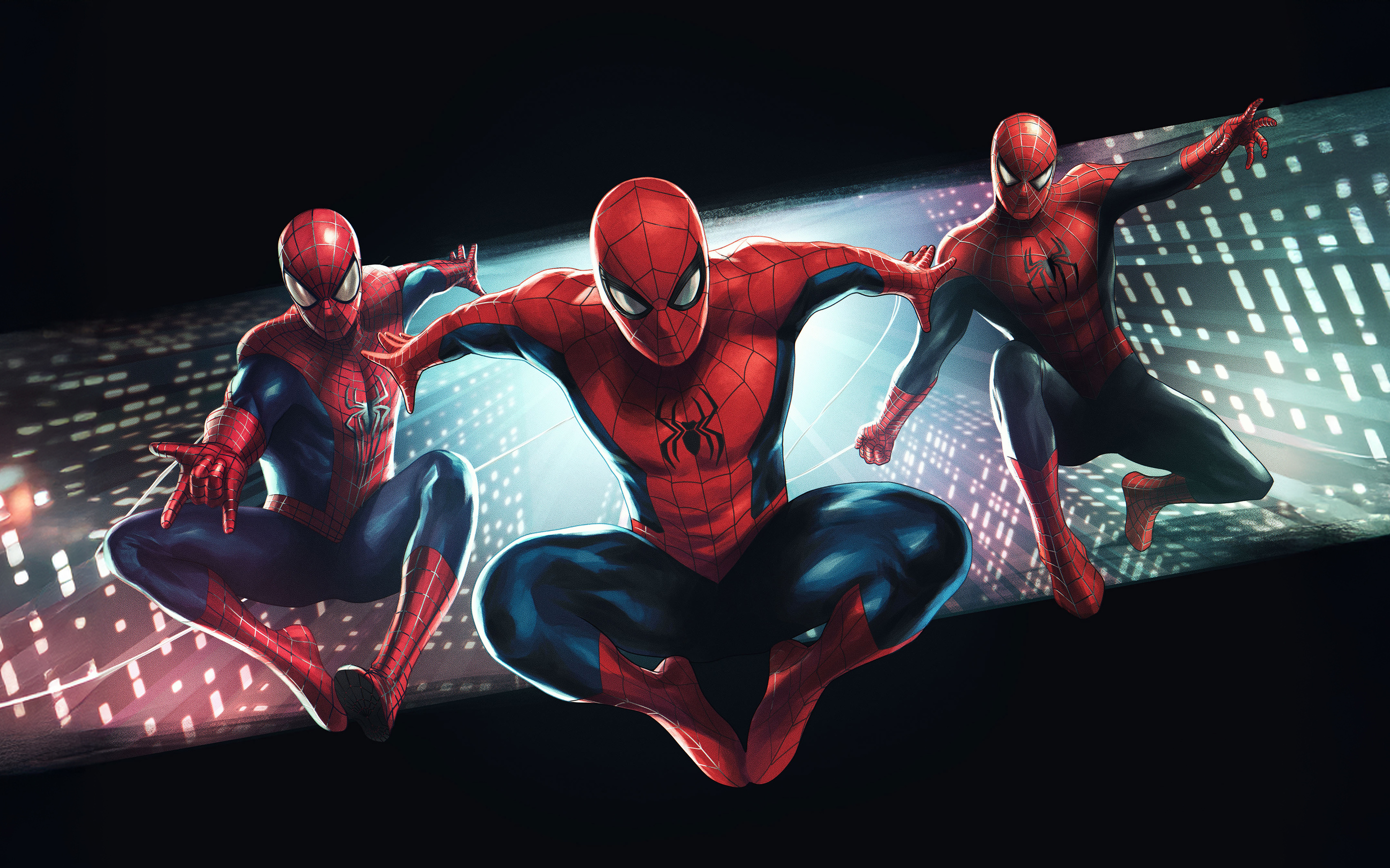 2880x1800 The Spider Verse Team Up Macbook Pro Retina ,HD 4k Wallpapers ...