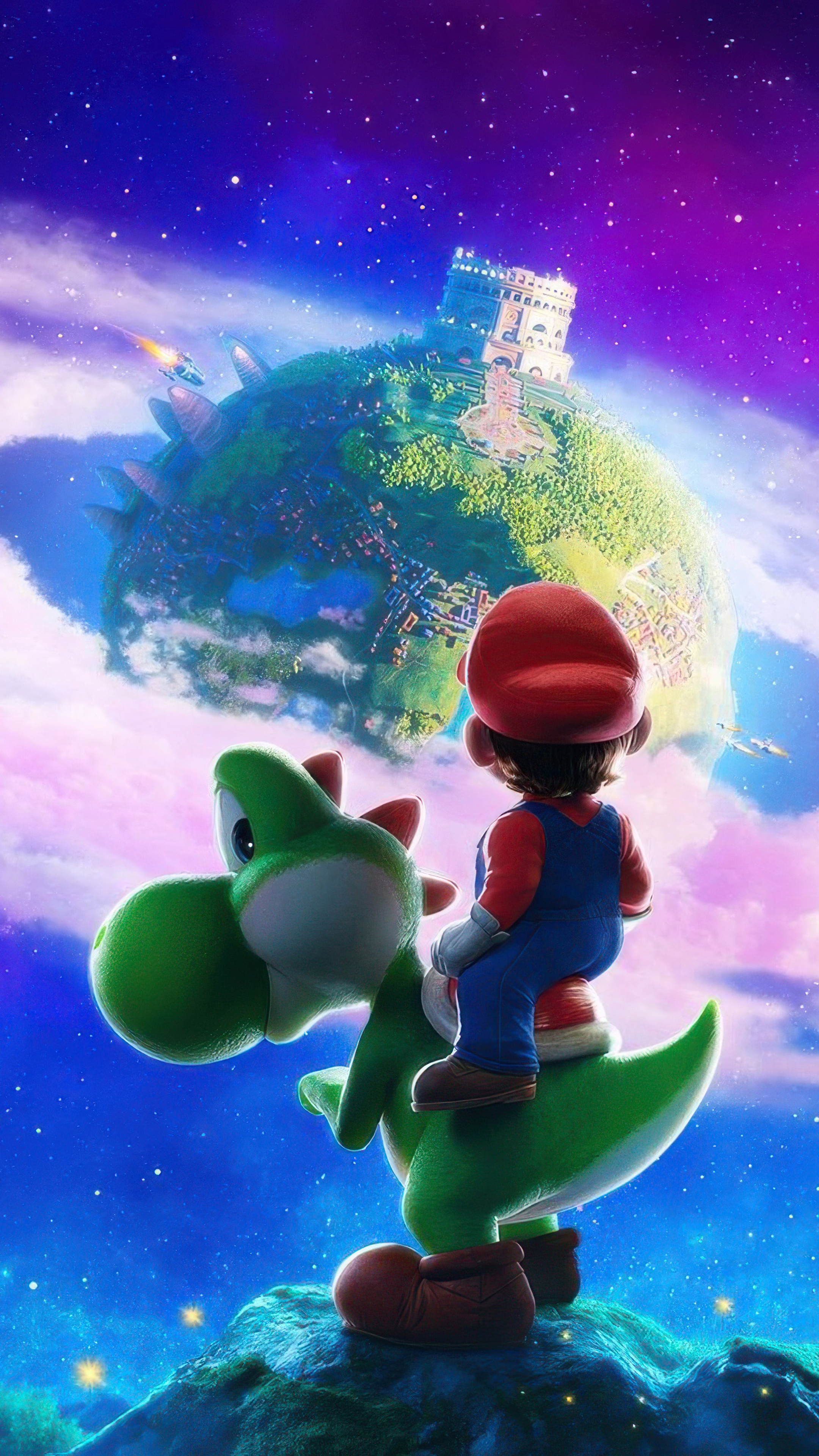 2160x3840 The Super Mario Bros Galaxy Movie Sony Xperia X,XZ,Z5 Premium ...
