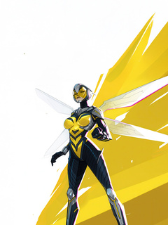 240x320 The Wasp In Marvel Rivals Nokia 230, Nokia 215, Samsung Xcover ...