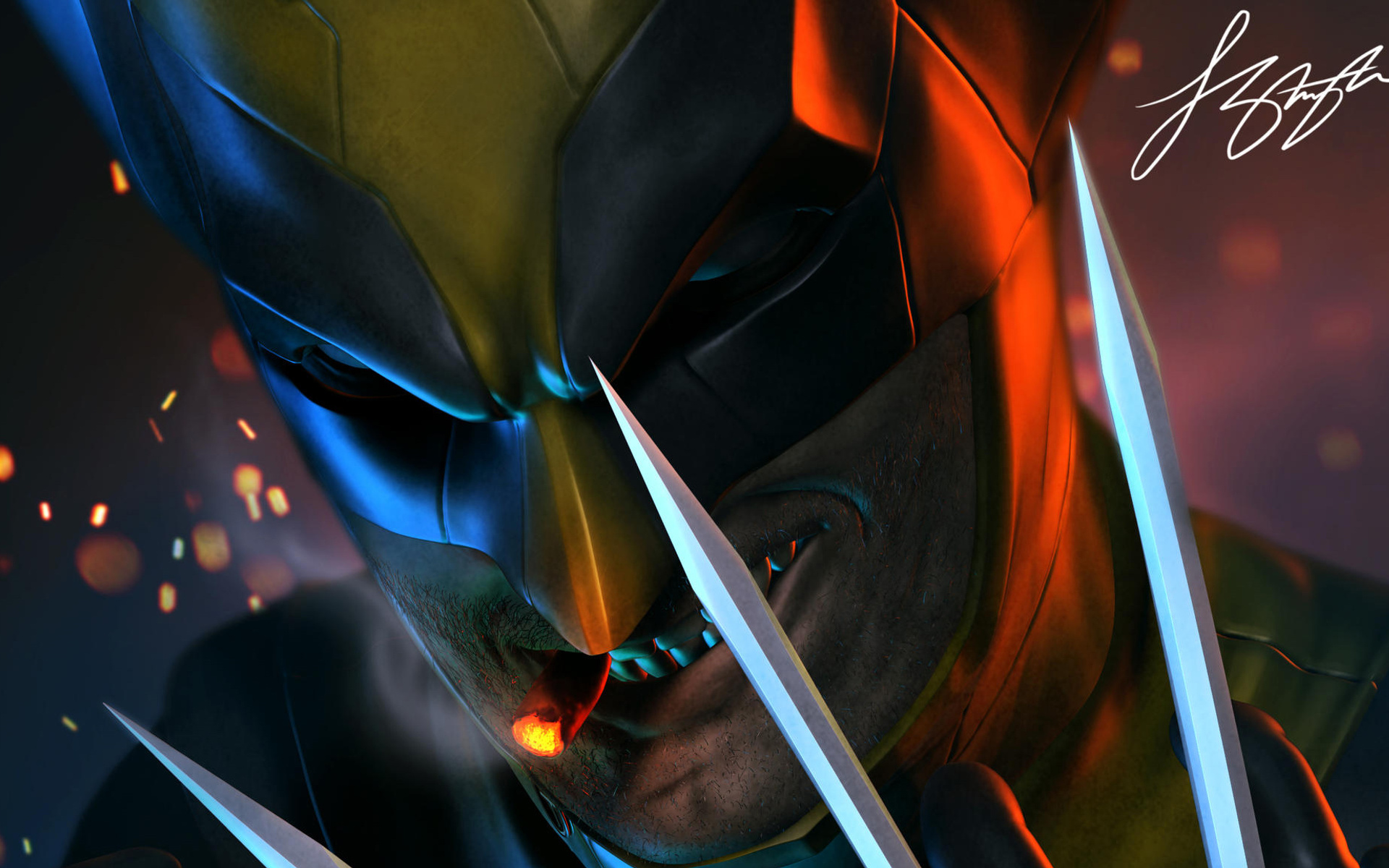 1920x1200 The Wolverine Smoking 1080P Resolution ,HD 4k Wallpapers ...