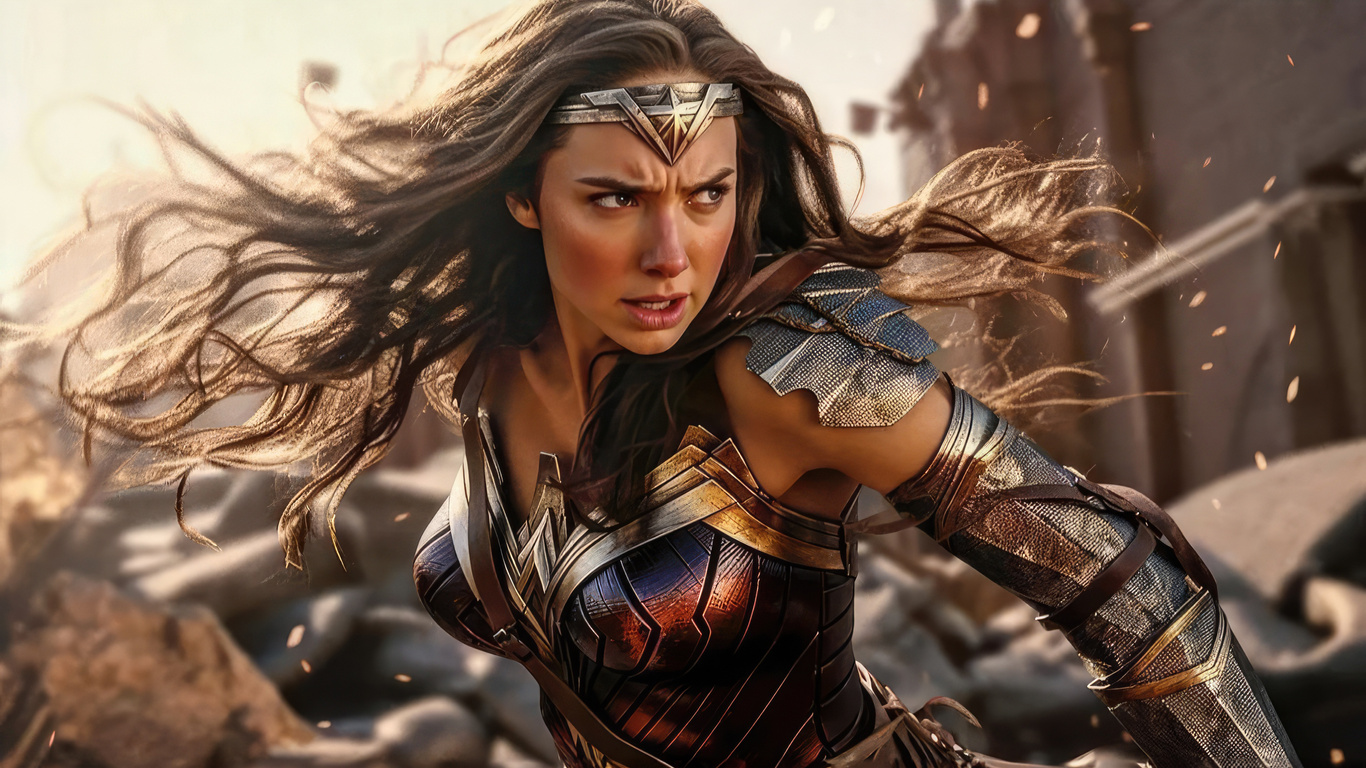 1366x768 The Wonder Woman Gal Gadot Art 4k Laptop HD ,HD 4k Wallpapers,Images,Backgrounds,Photos ...