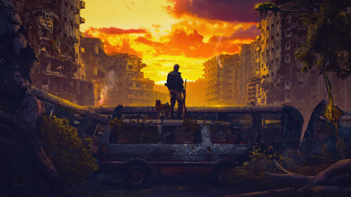 1366x768 The Zombie Apocalypse Laptop HD ,HD 4k Wallpapers,Images ...