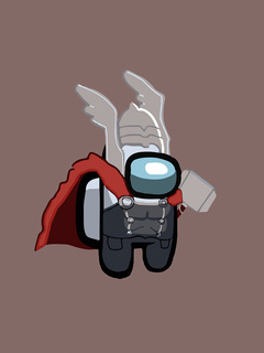 240x320 Thor Among Us Minimal 5k Nokia 230, Nokia 215, Samsung Xcover ...