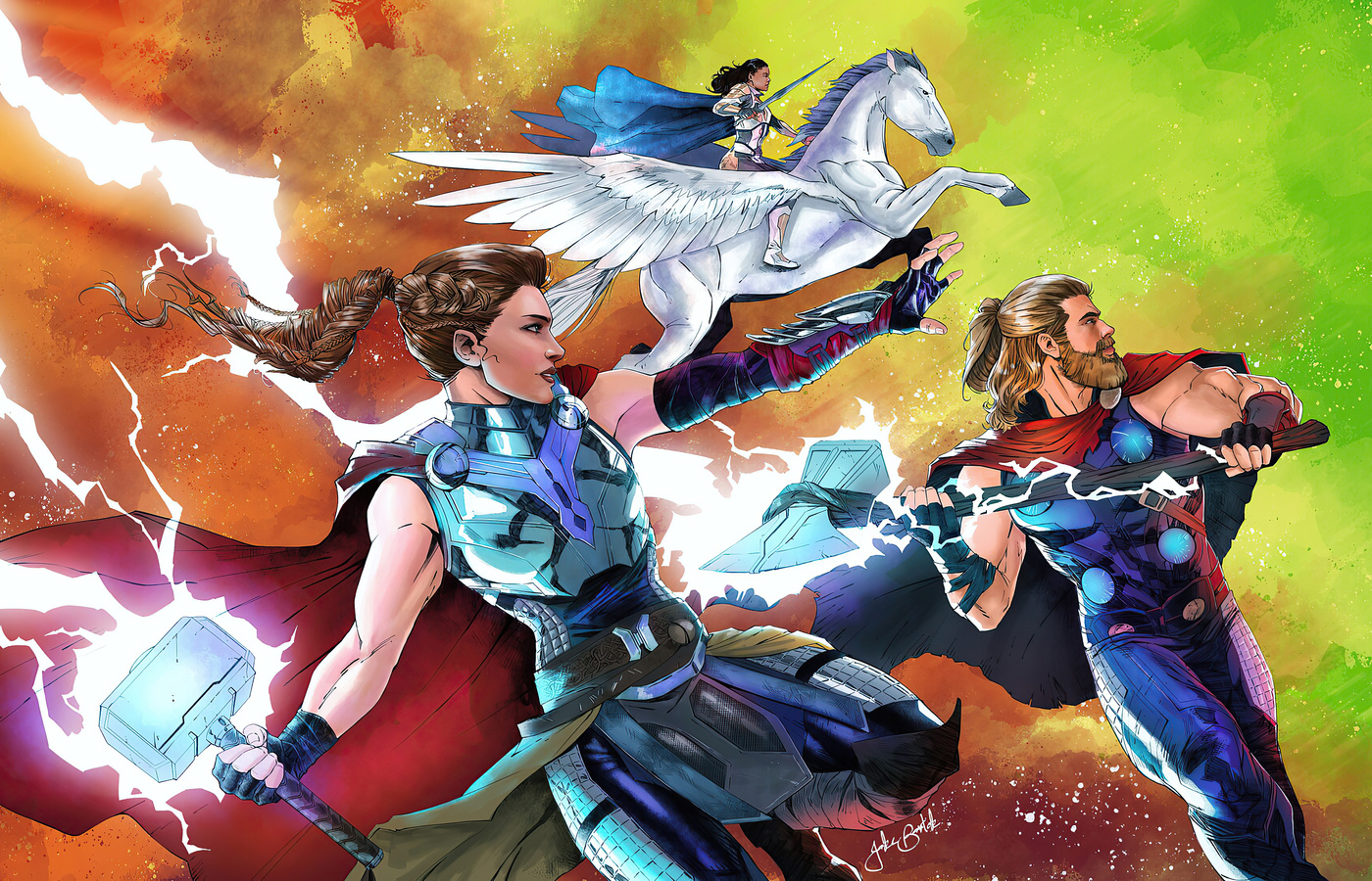 1400x900 Thor And His Team 4k Wallpaper,1400x900 Resolution HD 4k ...