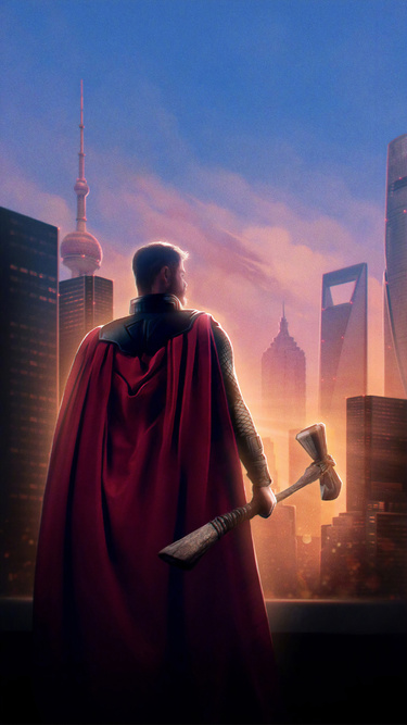 375x667 Thor Avengers Endgame Chinese Poster 375x667 Resolution HD 4k ...
