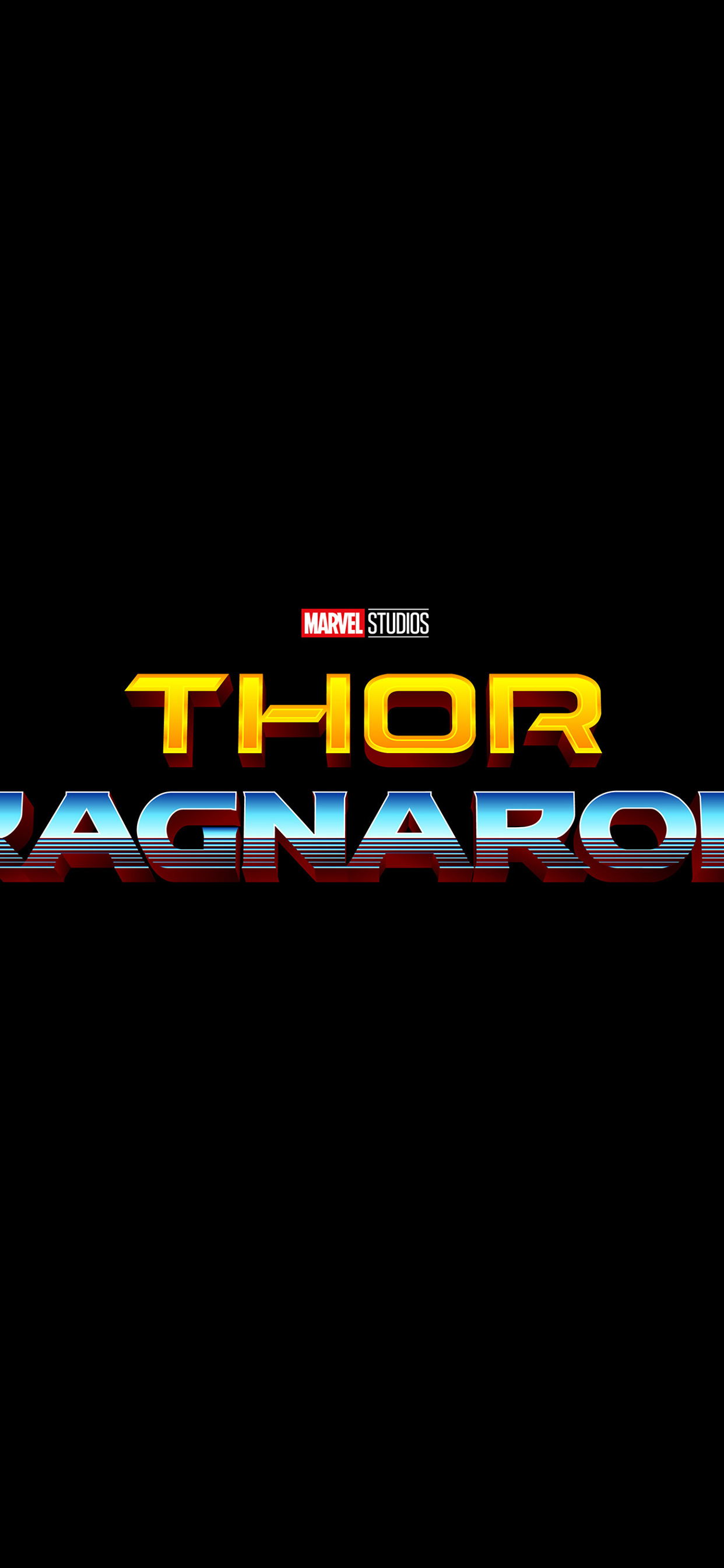 1242x2688 Thor Ragnarok Logo Retro Iphone XS MAX HD 4k Wallpapers ...