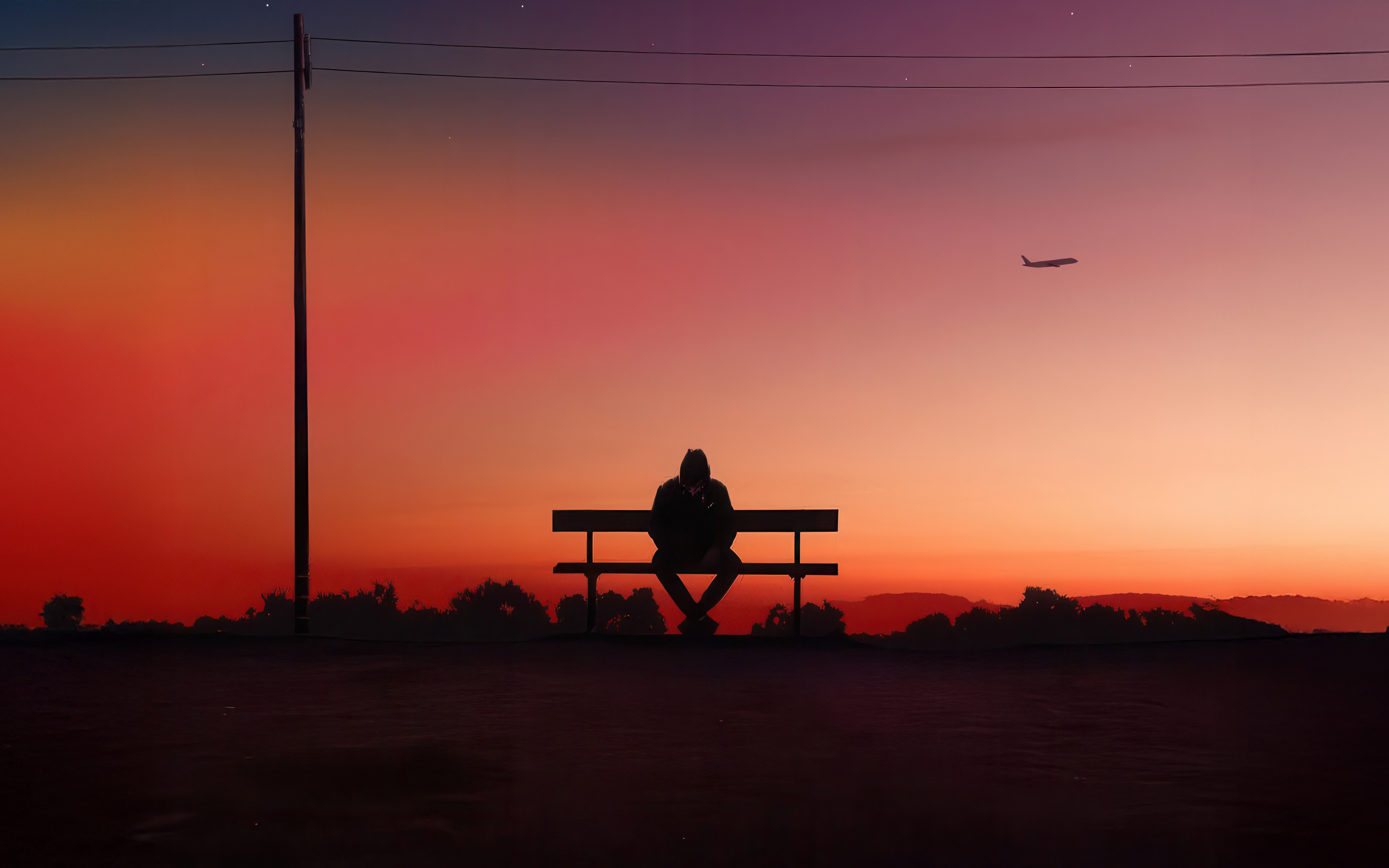 3840x2400 Thoughts On The Edge Of Night 4K ,HD 4k Wallpapers,Images ...