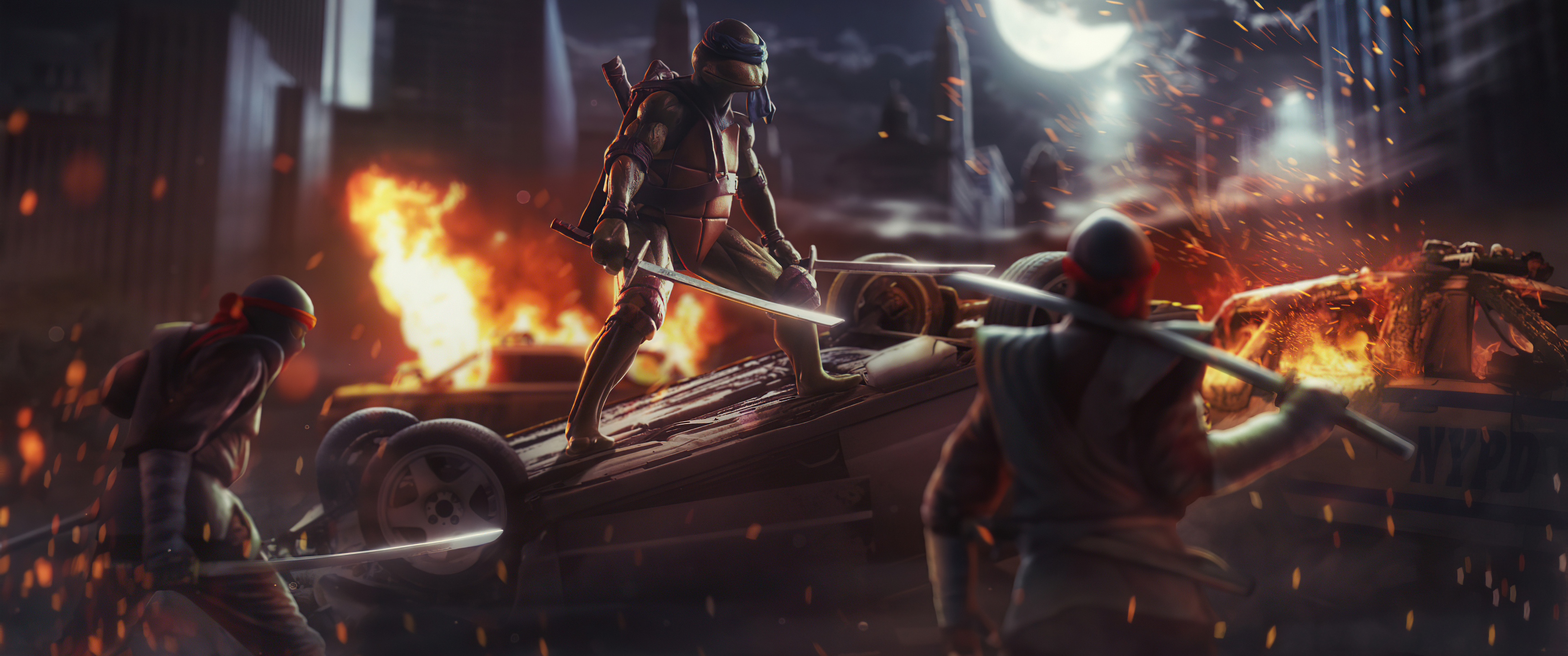 3440x1440 Tmnt Artwork 2020 4k UltraWide Quad HD 1440P ,HD 4k ...