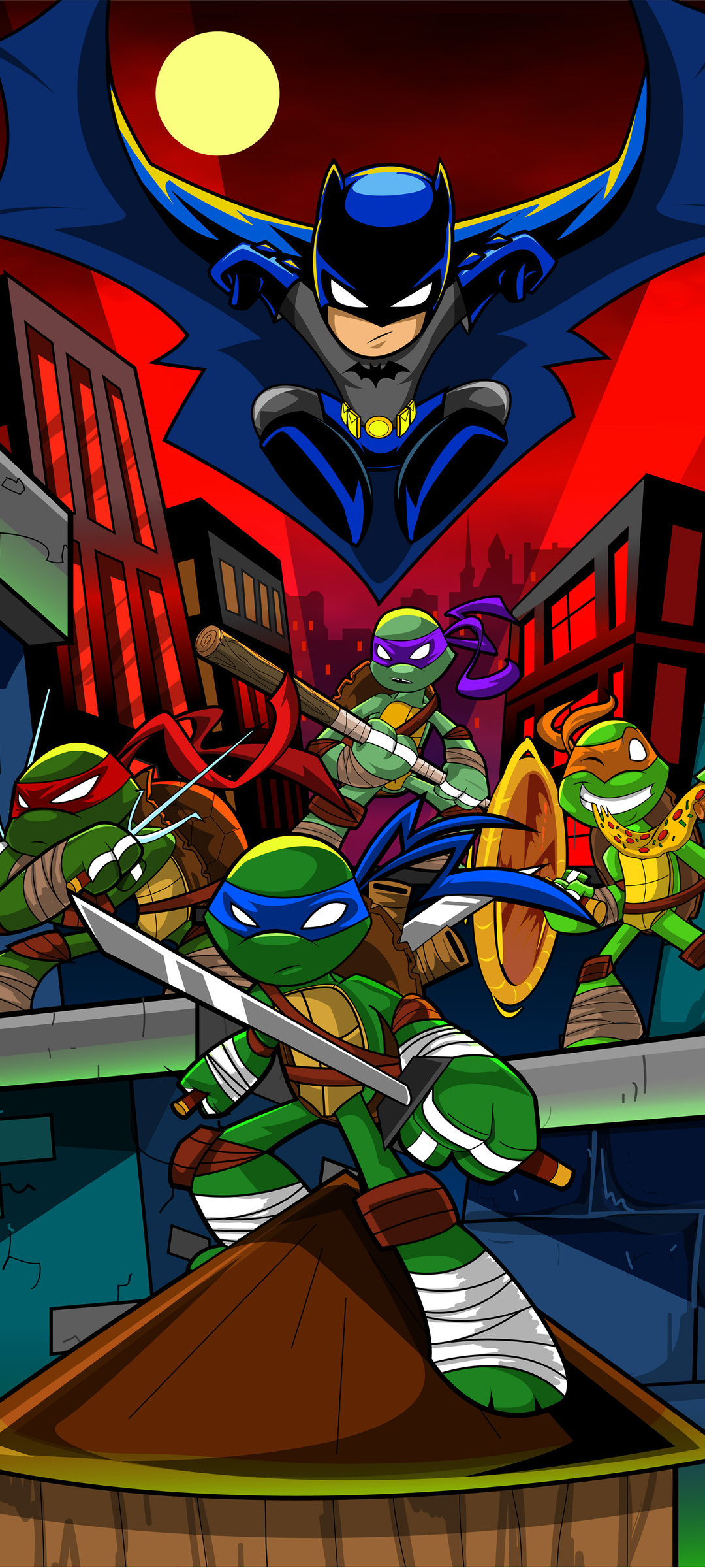 1080x2400 Tmnt Cartoon Art Google Pixel 7 ,HD 4k Wallpapers,Images ...