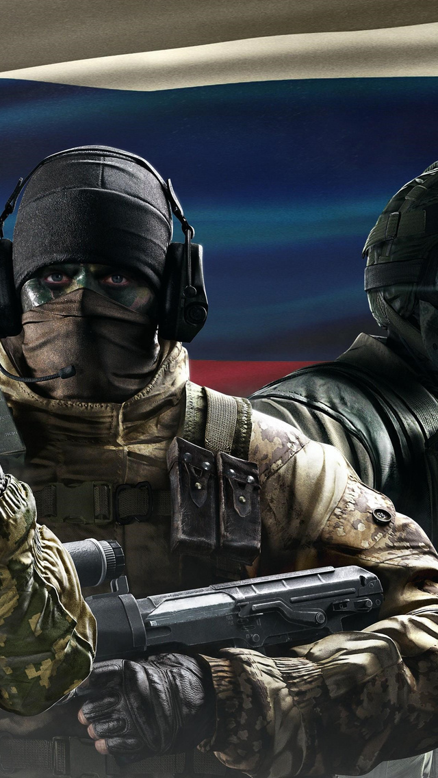 640x1136 Tom Clancys Rainbow Six Siege Spetsnaz iPhone 5,5c,5S,SE ,Ipod ...