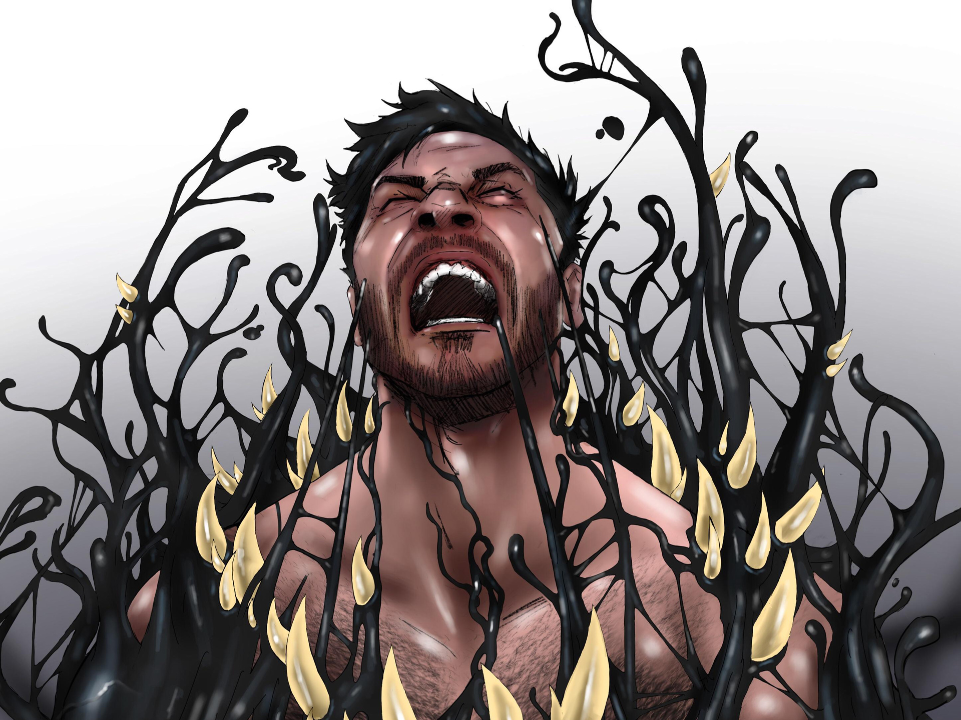 Red Venom Artwork 4k Hd Superheroes 4k Wallpapers