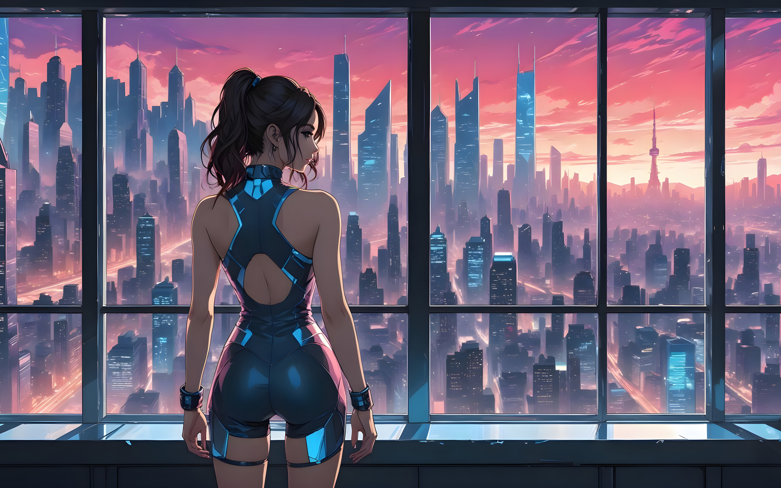 2560x1600 Tomorrows Skyline Window To The Future Wallpaper,2560x1600 ...