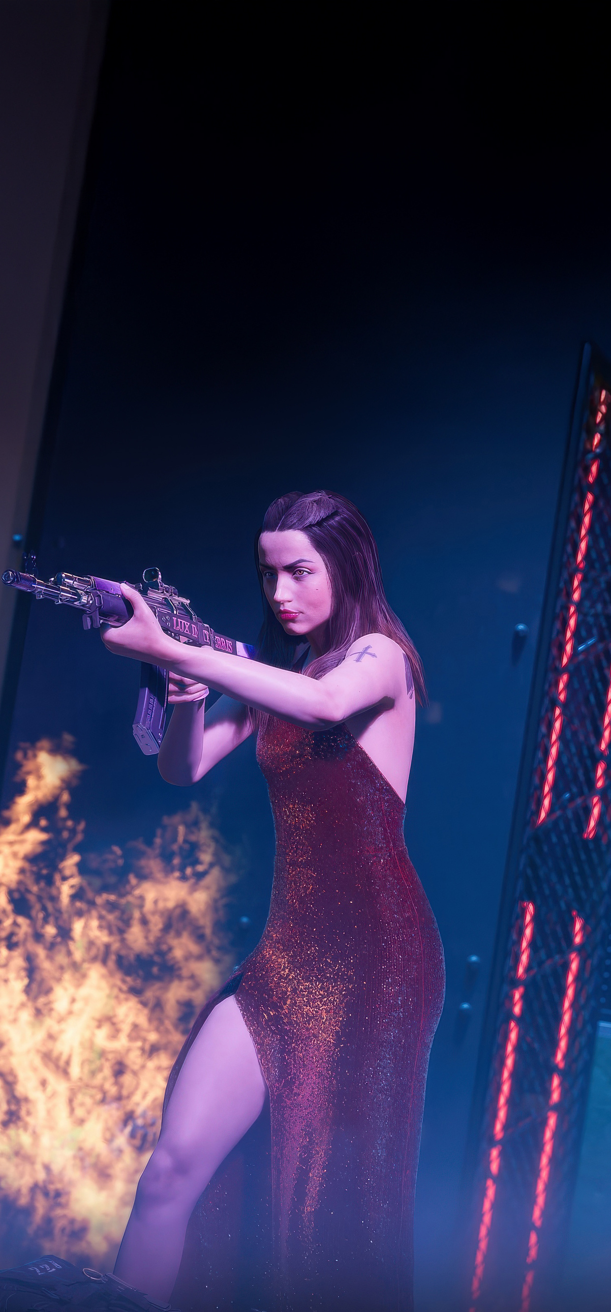 1242x2668 Tracer Pack Ballerina Call Of Duty Black Ops 6 Iphone XS MAX ...