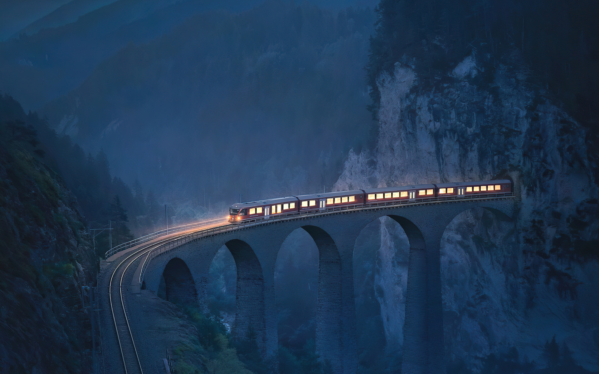 1920x1200 Train Coming Out Of Tunnel 1080P Resolution ,HD 4k Wallpapers ...