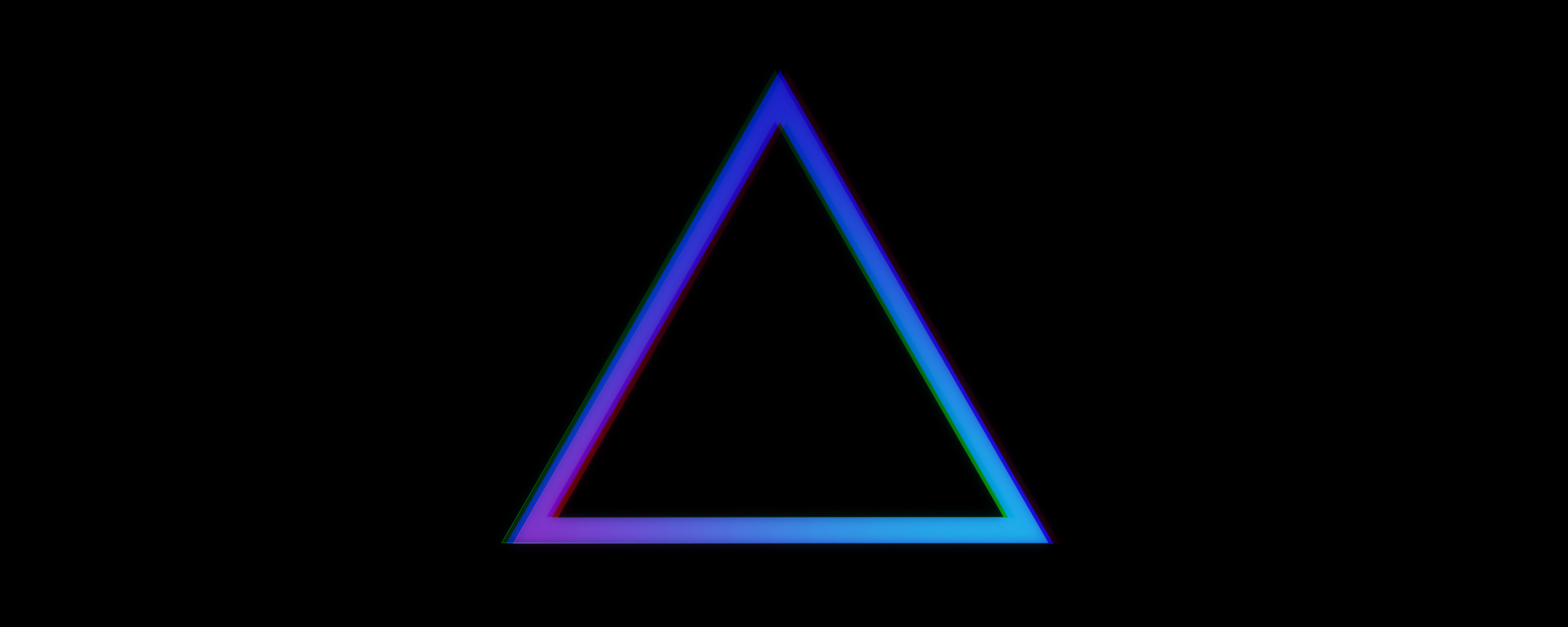 2560x1024 Triangle Shape Minimal 4k Wallpaper,2560x1024 Resolution HD ...