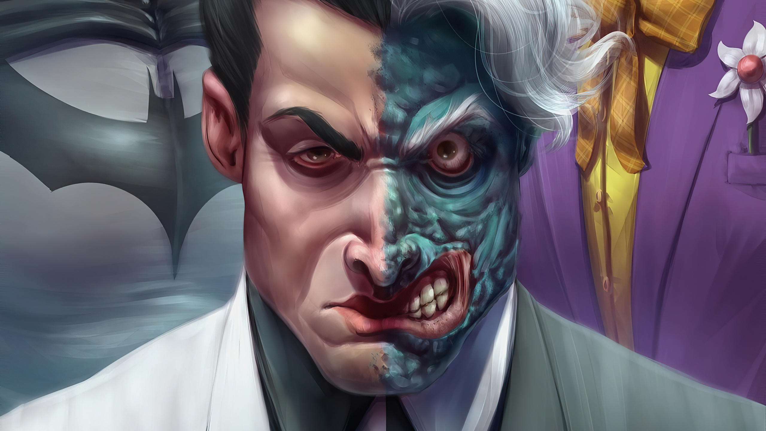 2560x1440 Two Face 4k 2020 1440P Resolution ,HD 4k Wallpapers,Images ...