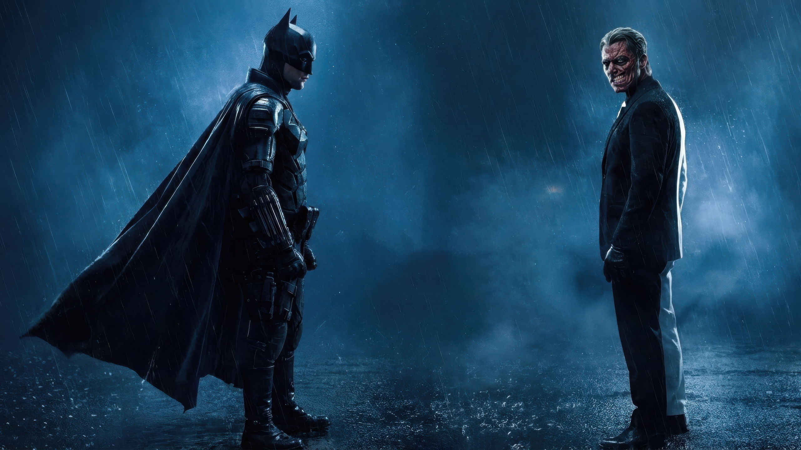 2560x1440 Two Face Vs The Batman 1440P Resolution ,HD 4k Wallpapers ...
