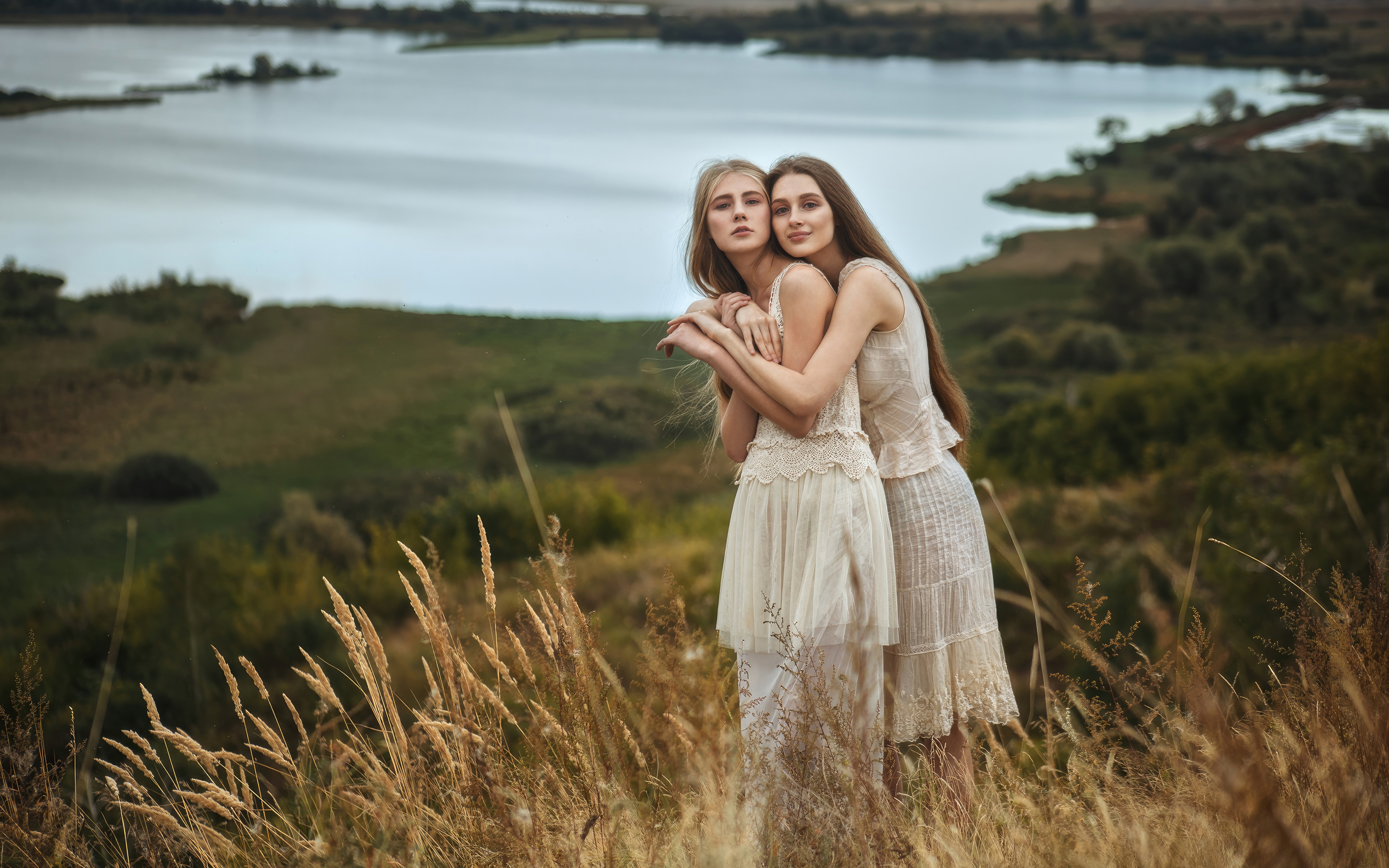 2880x1800 Two Women In Amidst Nature Beauty Macbook Pro Retina ,HD 4k Wallpapers,Images ...