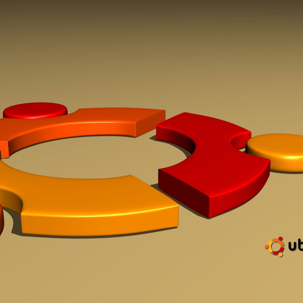 1024x1024 Ubuntu 3d Logo 1024x1024 Resolution HD 4k Wallpapers, Images ...