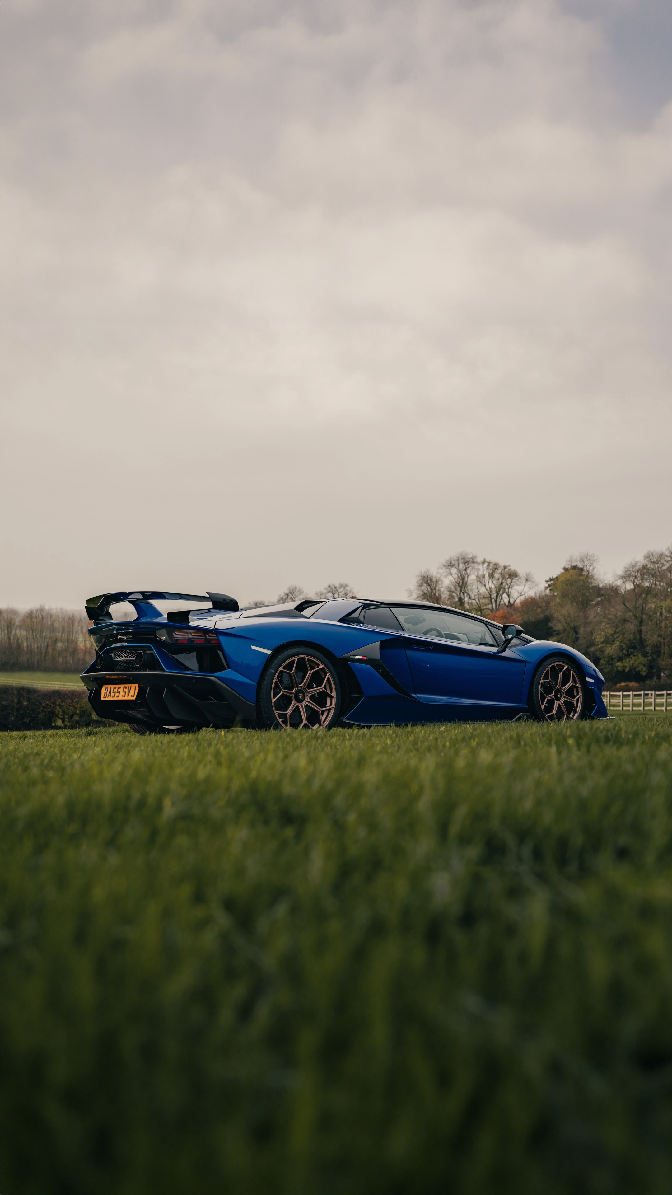 2160x3840 Ultimate Blue Lamborghini Aventador Svj Sony Xperia X,XZ,Z5 ...