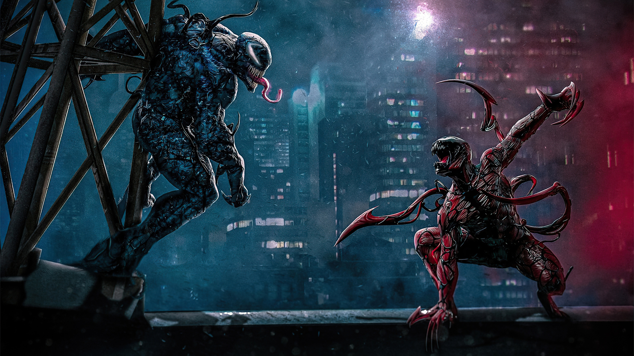 2048x1152 Venom 2 Let There Be Carnage Poster 5k Wallpaper,2048x1152 ...