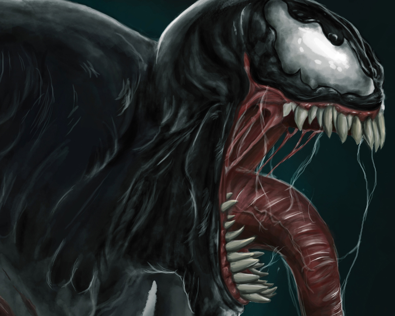 1280x1024 Venom Closeup Art Wallpaper,1280x1024 Resolution HD 4k ...