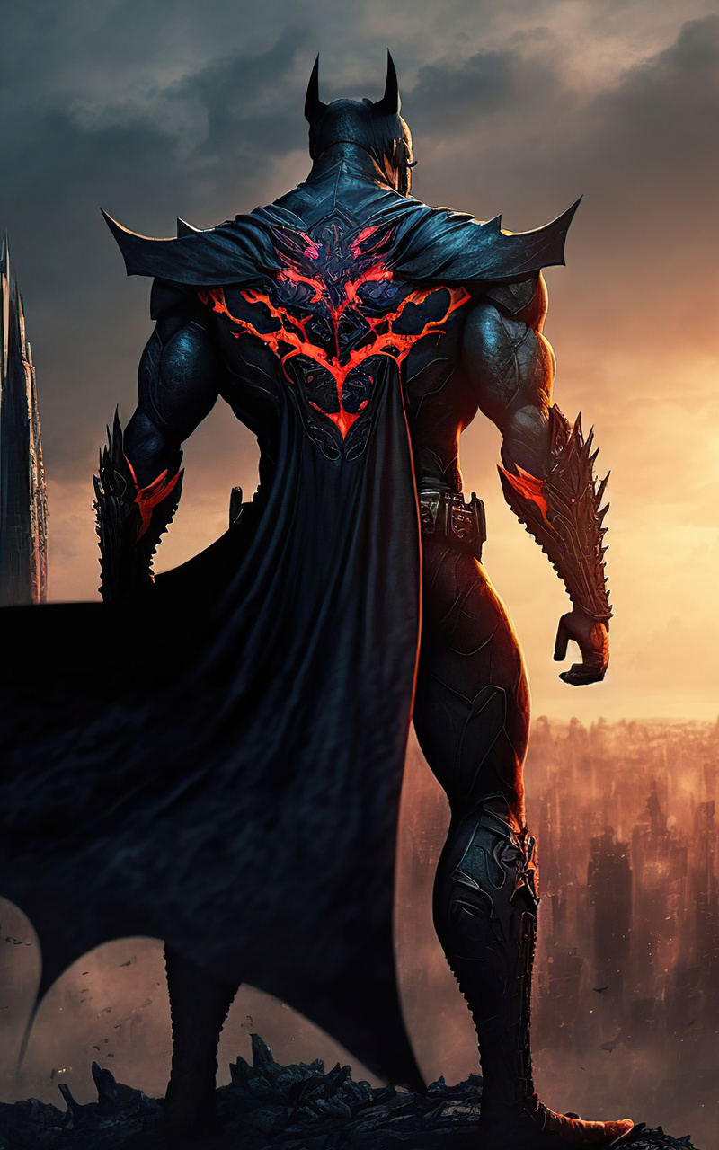 800x1280 Venom Diablo Batman Hellspawn Cyborg Mix 4k Nexus 7,Samsung ...