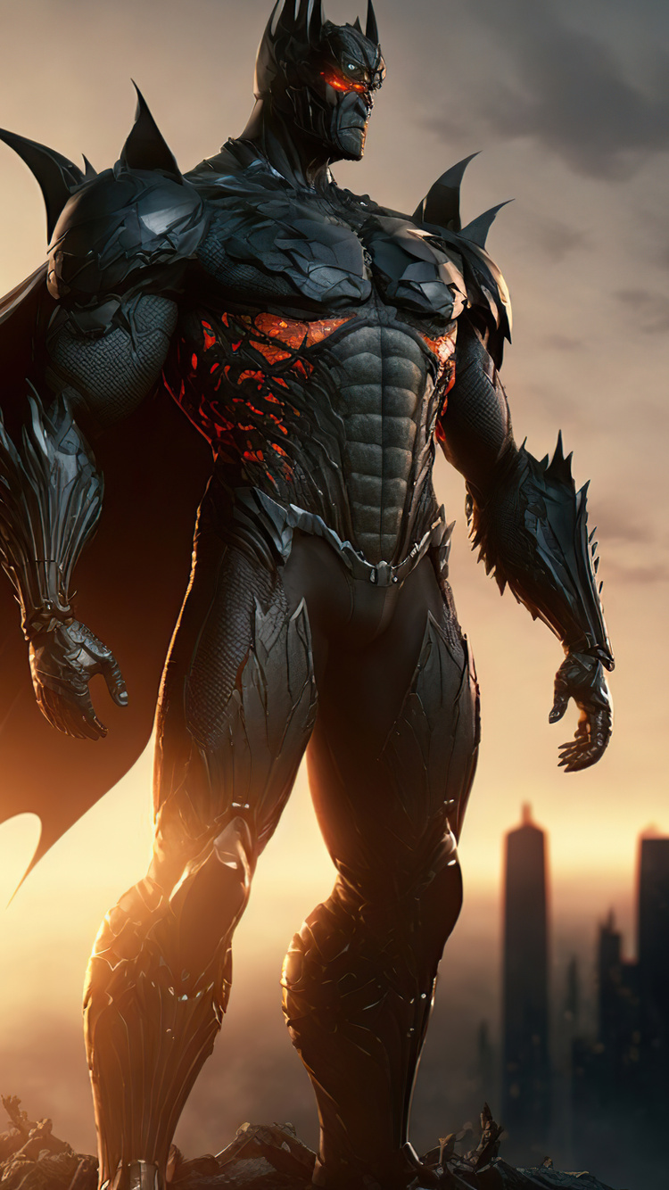 750x1334 Venom Diablo Batman Hellspawn Cyborg Mix iPhone 6, iPhone 6S ...