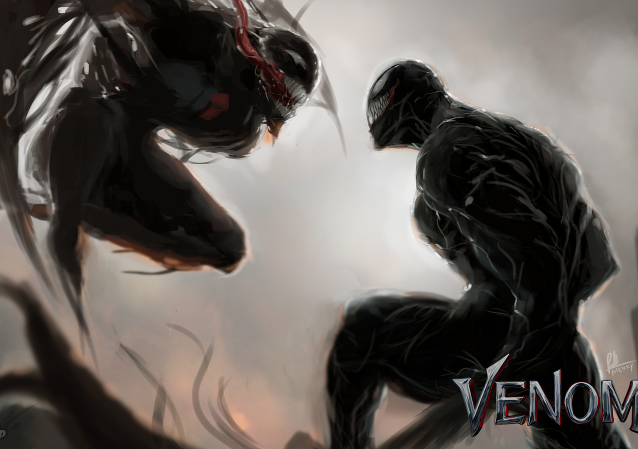 1280x900 Venom Vs Riot Art 1280x900 Resolution HD 4k Wallpapers, Images ...