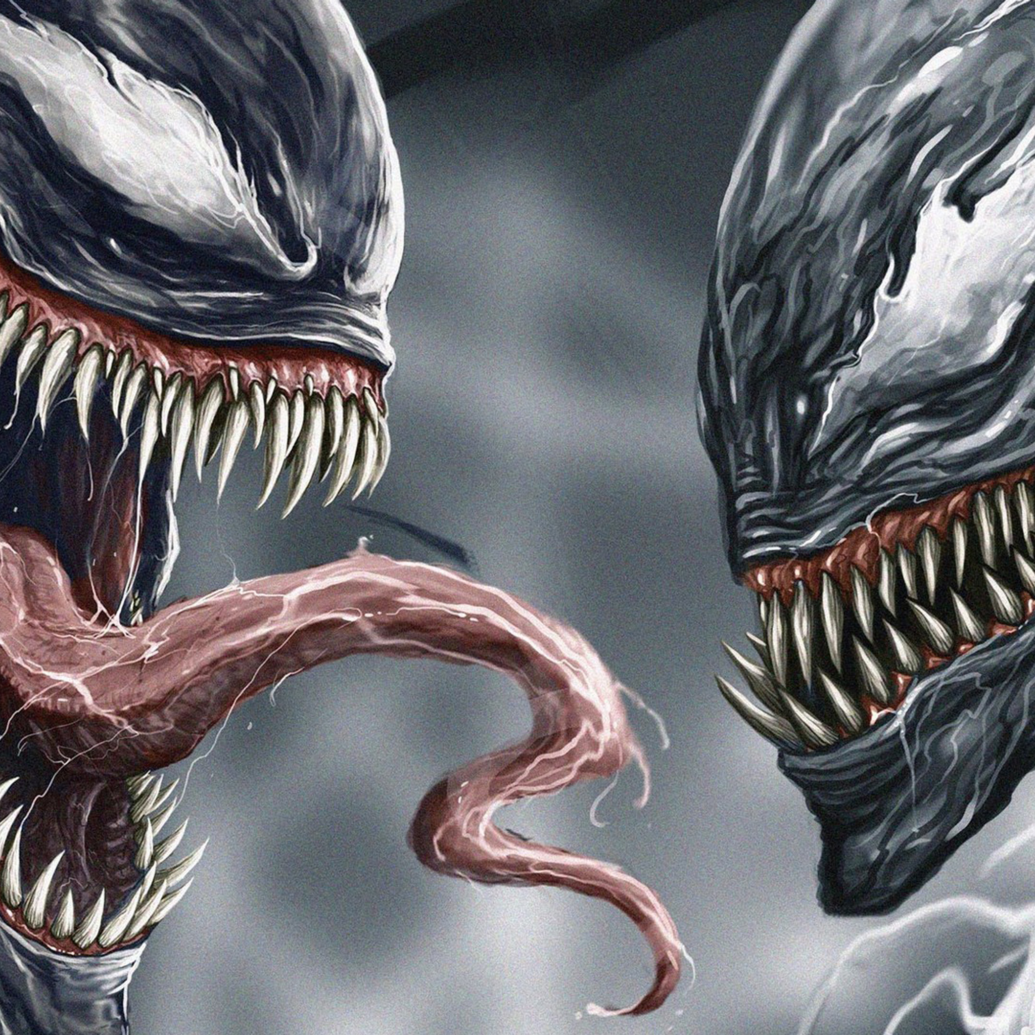 2048x2048 Venom Vs Riot Digital Art Ipad Air ,HD 4k Wallpapers,Images ...