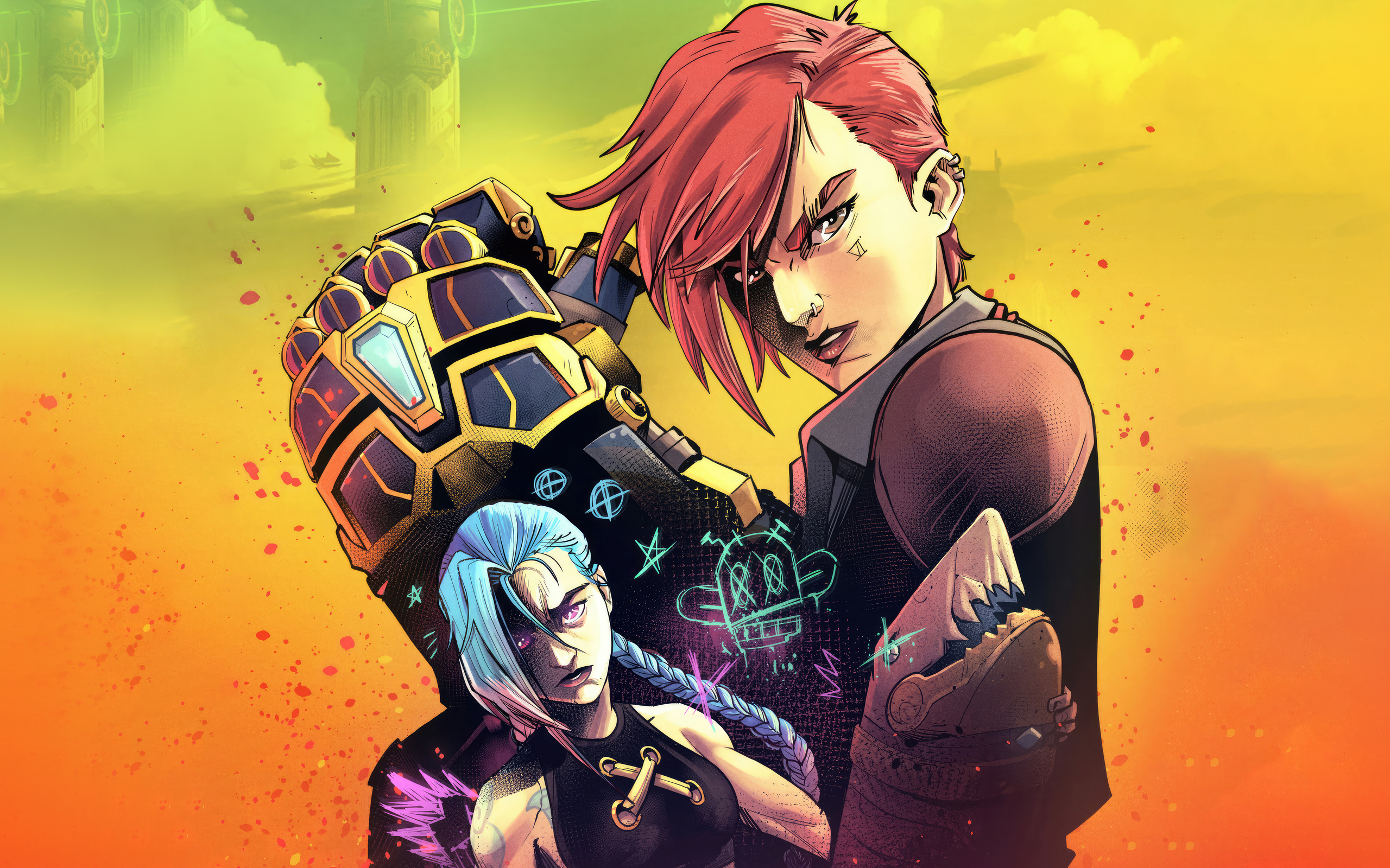 2560x1600 Vi And Jinx Arcane Art 5k Wallpaper,2560x1600 Resolution HD 4k Wallpapers,Images ...