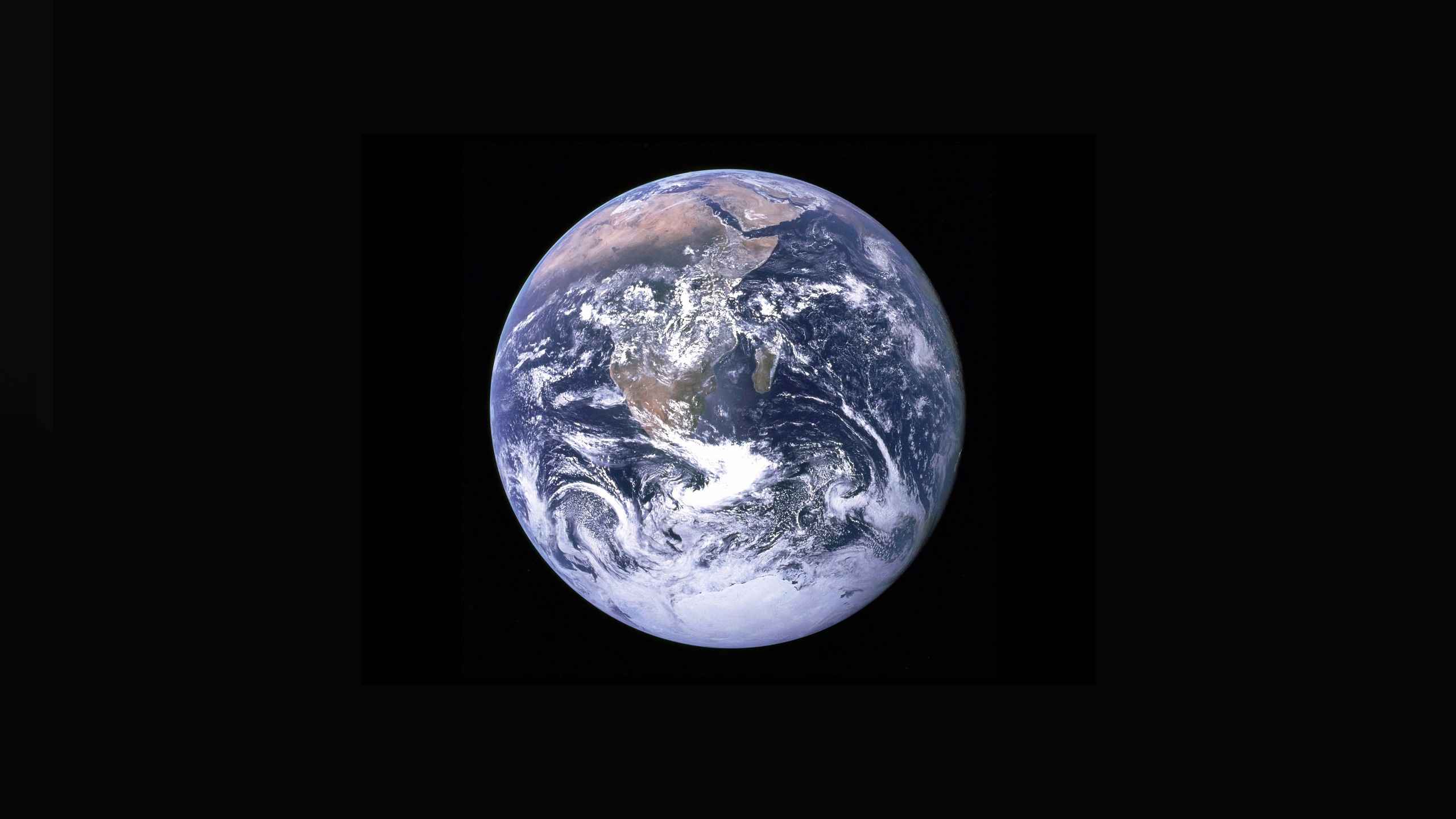 2560x1440 View Of The Earth From Apollo 17 Crew 5k 1440P Resolution ,HD ...