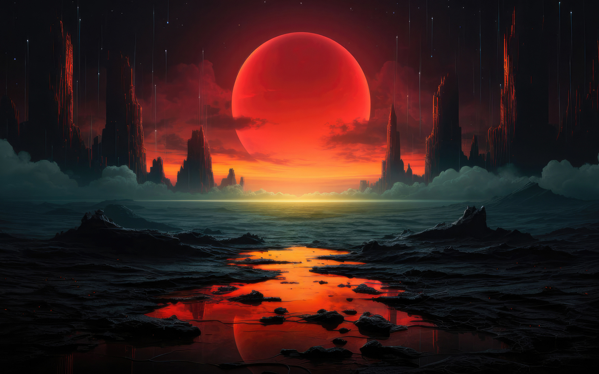 1920x1200 Vision Of The Red Sun 1080P Resolution ,HD 4k Wallpapers ...