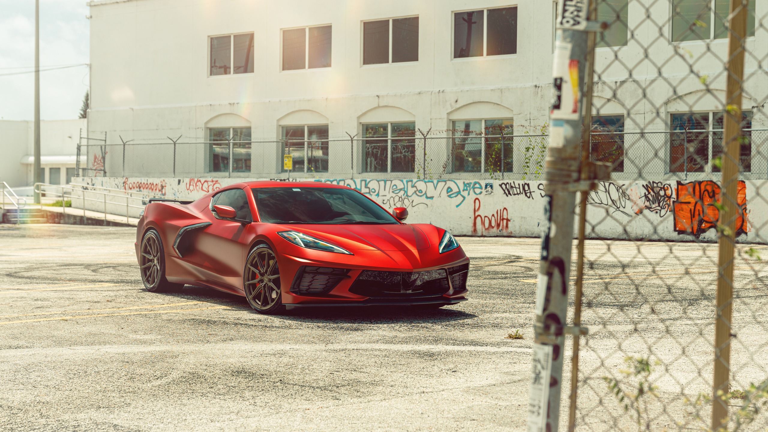 2560x1440 Vossen Wrapped Corvette C8 8k 1440P Resolution ,HD 4k ...